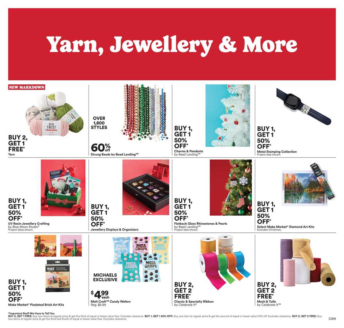 Michael's Black Friday Flyer November 26 to 30