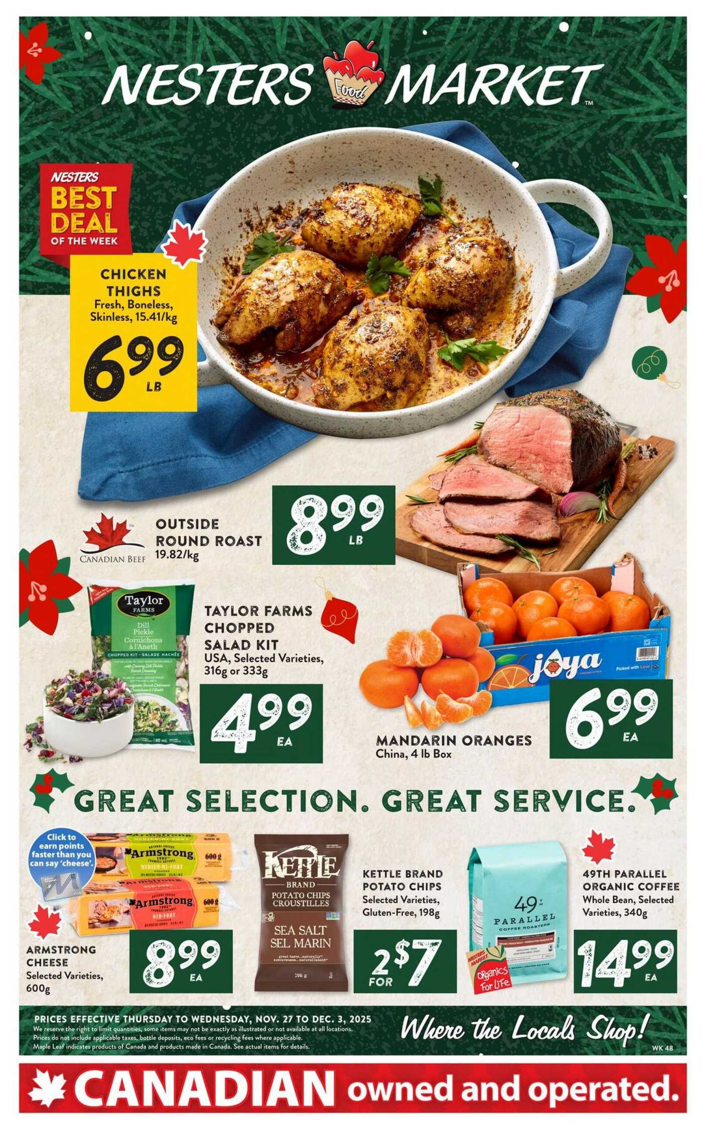 Nesters Market Flyer November 27 to December 3