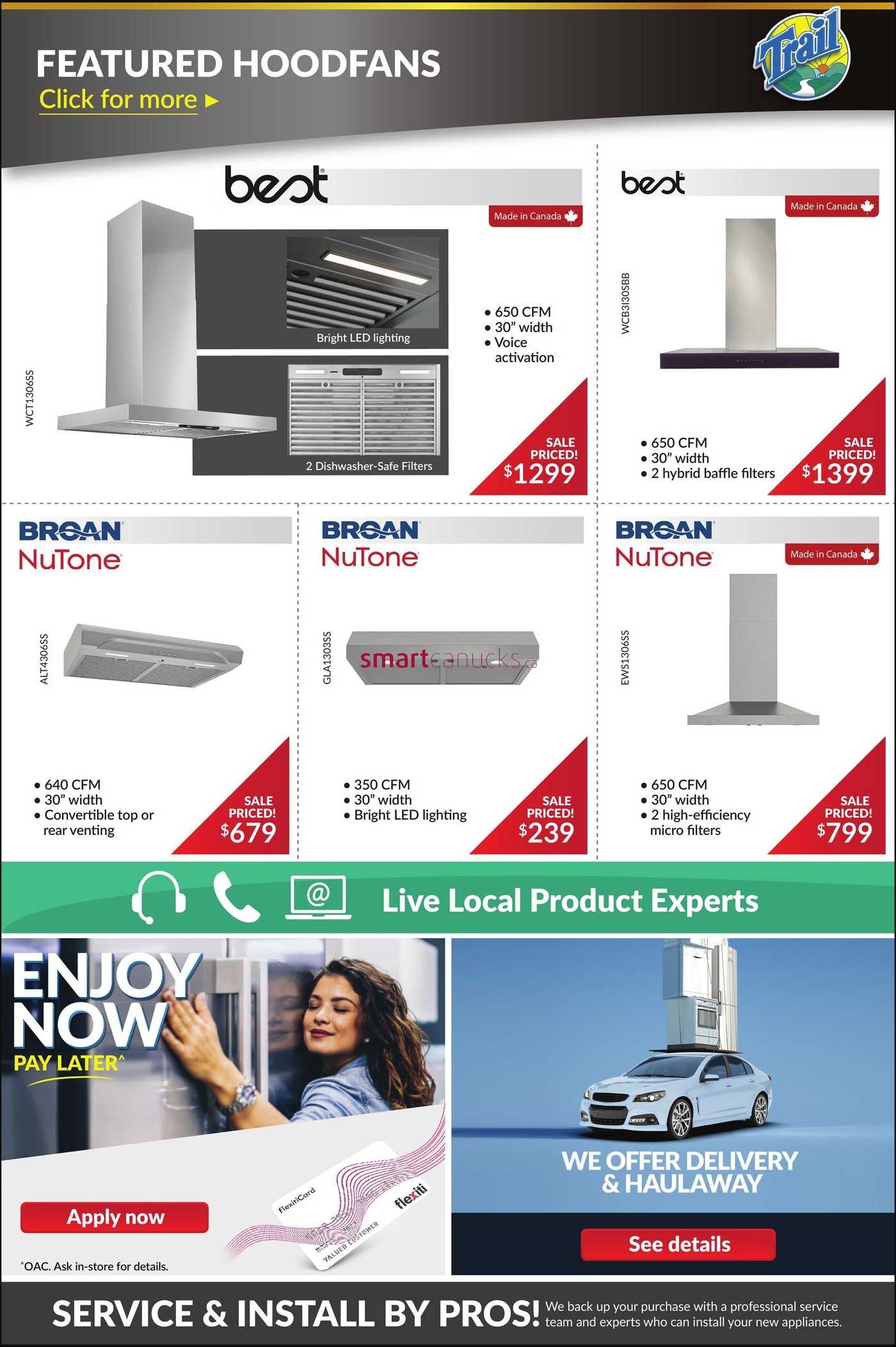 Trail Appliances (AB & SK) Black Friday Flyer November 27 to December 3