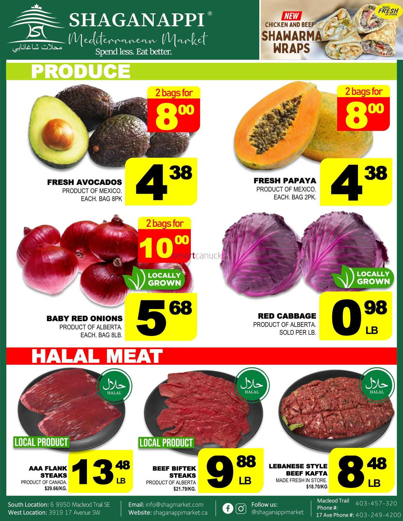 Shaganappi Mediterranean Market Flyer November 27 to December 3