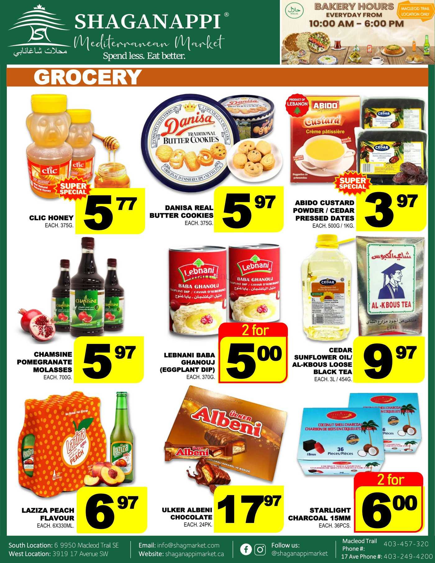 Shaganappi Mediterranean Market Flyer November 27 to December 3