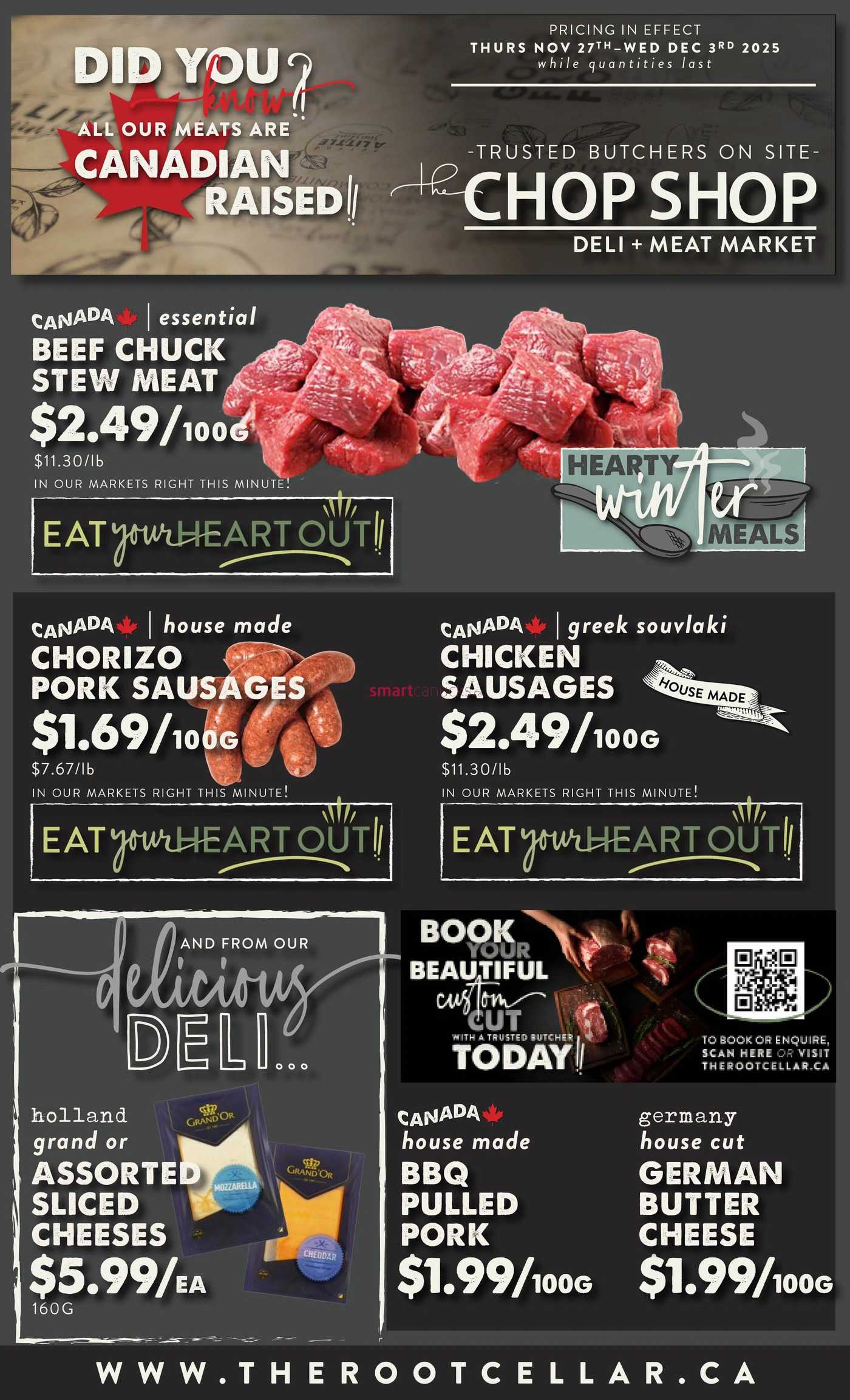The Root Cellar Flyer November 27 to December 3