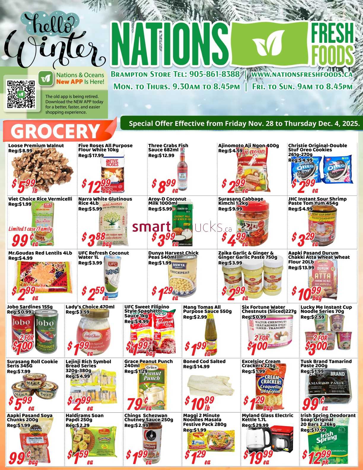 Nations Fresh Foods (Brampton) Flyer November 28 to December 4