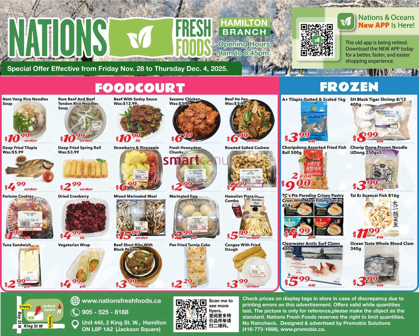 Nations Fresh Foods (Hamilton) Flyer November 28 to December 4