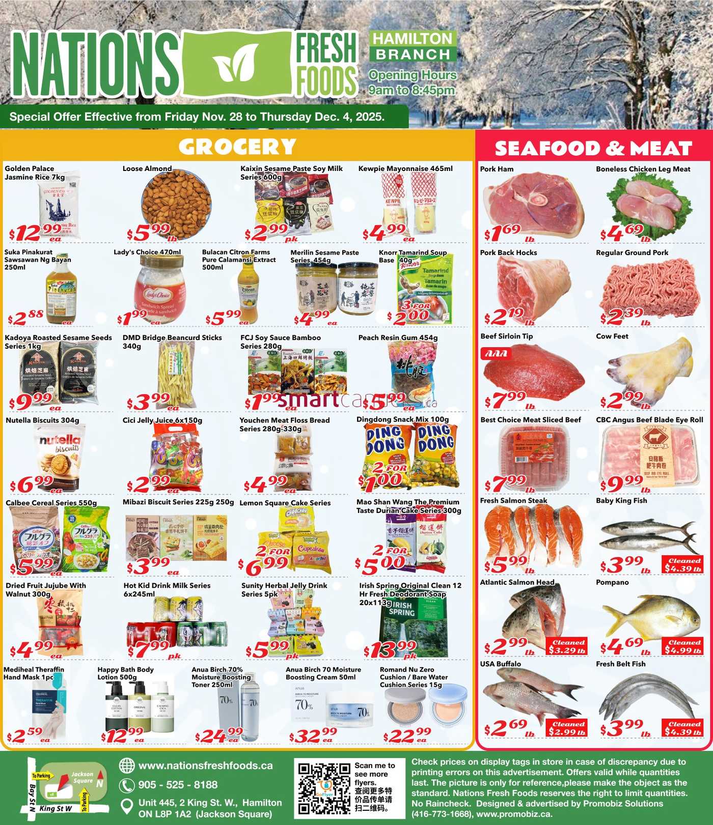 Nations Fresh Foods (Hamilton) Flyer November 28 to December 4