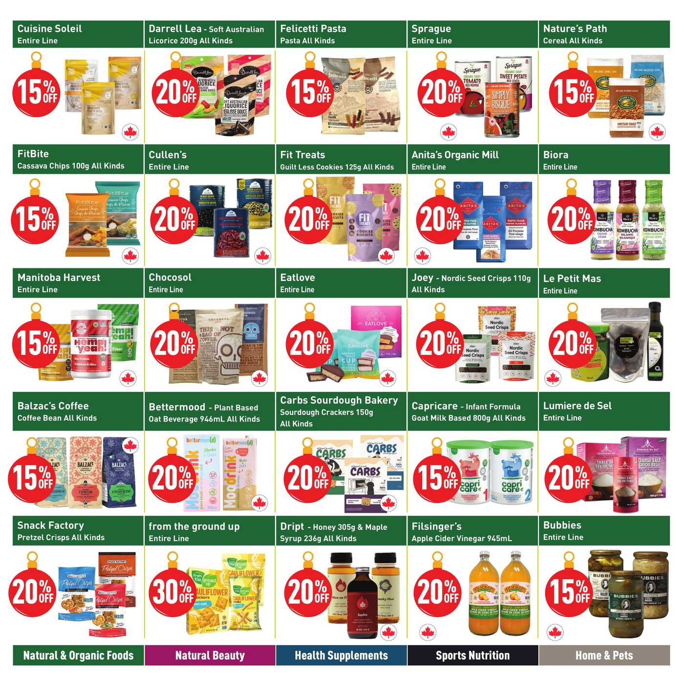 Healthy Planet Flyer December 1 to 21