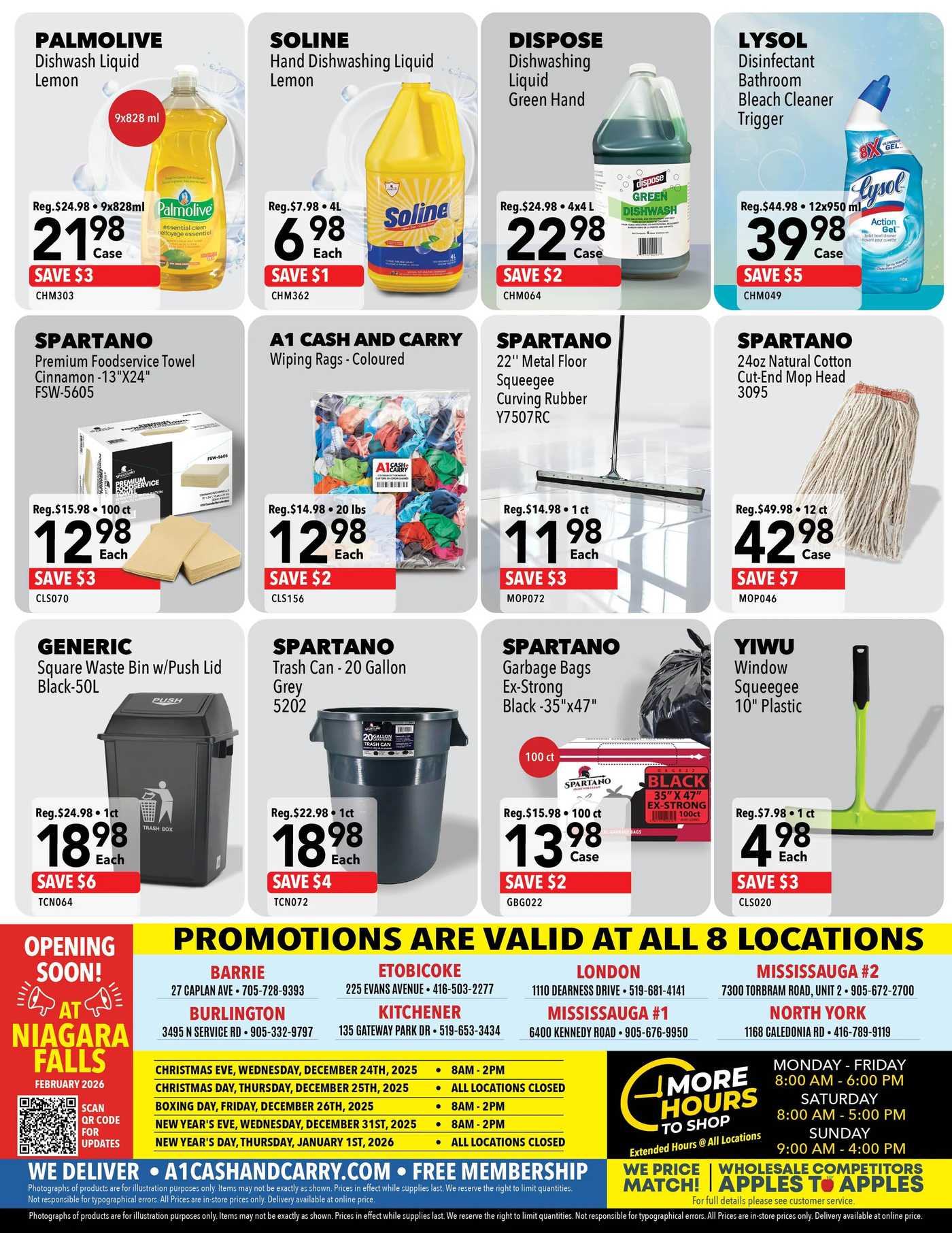A-1 Cash and Carry Flyer December 1 to 31