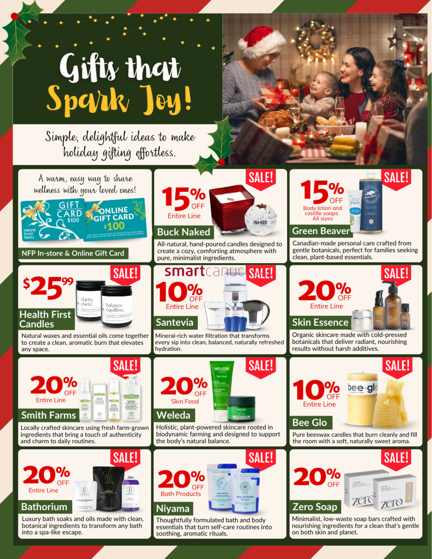 Natural Food Pantry Flyer December 1 to 31