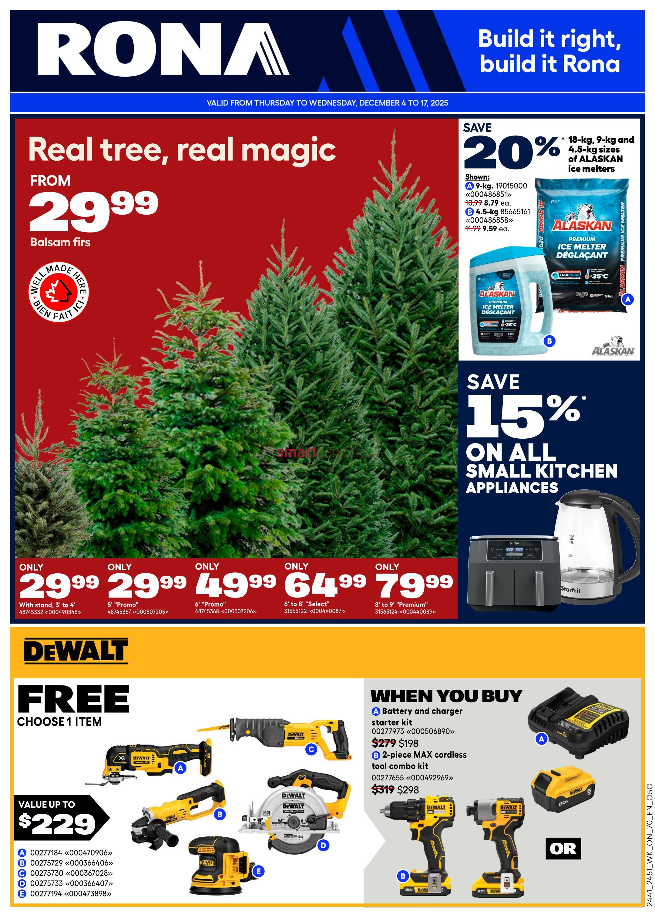 Rona & Rona+ (ON) Flyer December 4 to 17