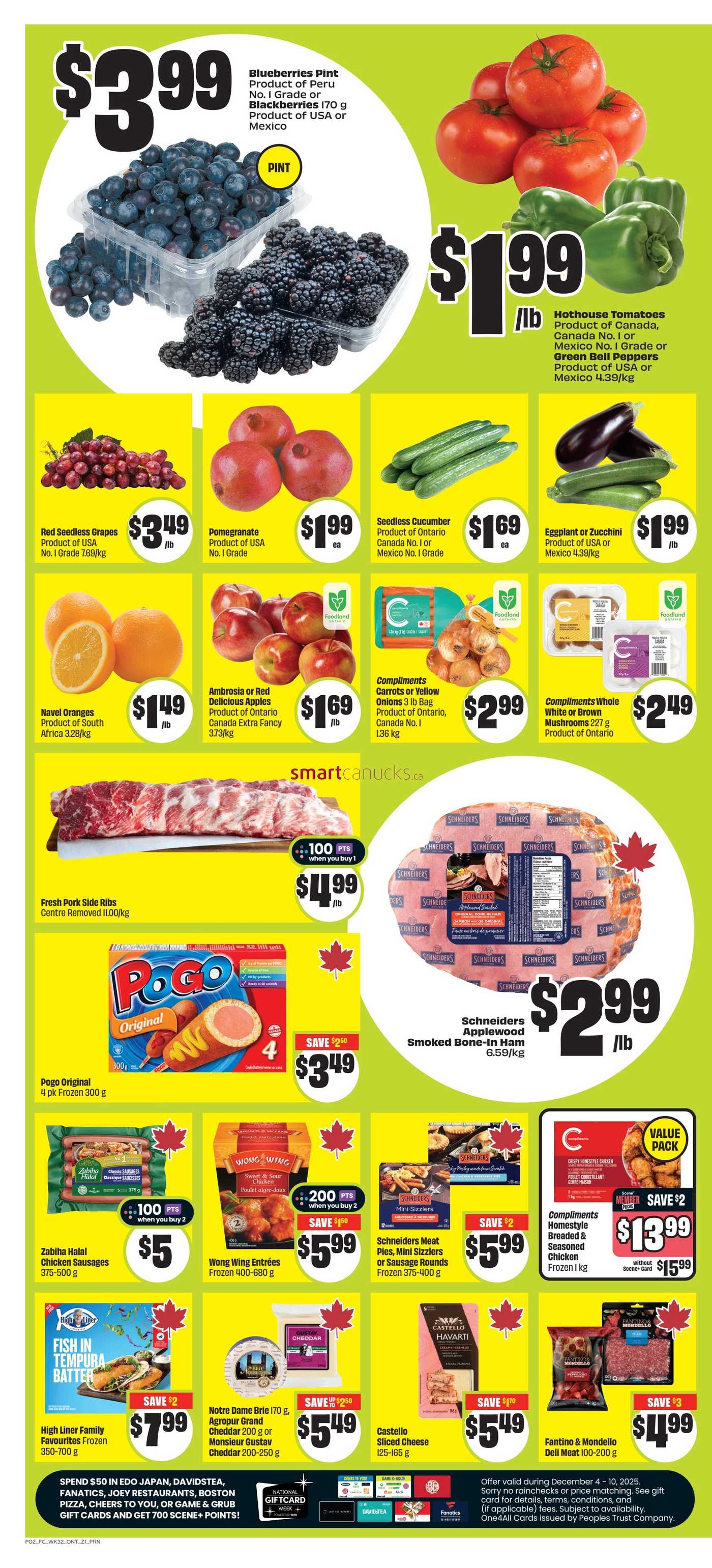 FreshCo (ON) Flyer December 4 to 10