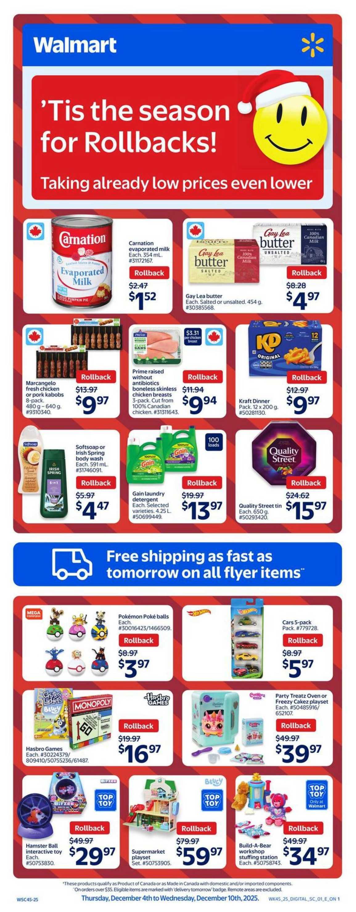 Walmart (ON) Flyer December 4 to 10