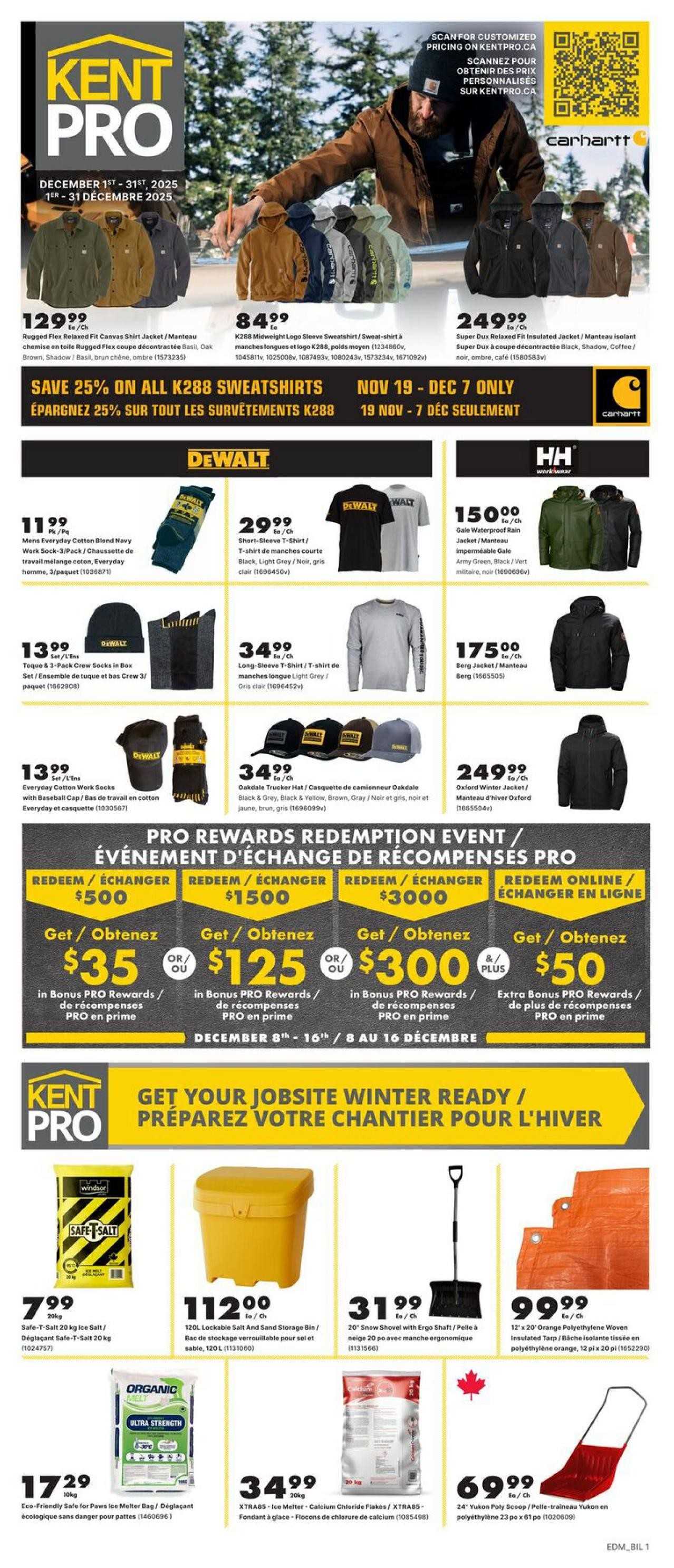 Kent Building Supplies PRO Flyer December 1 to 31