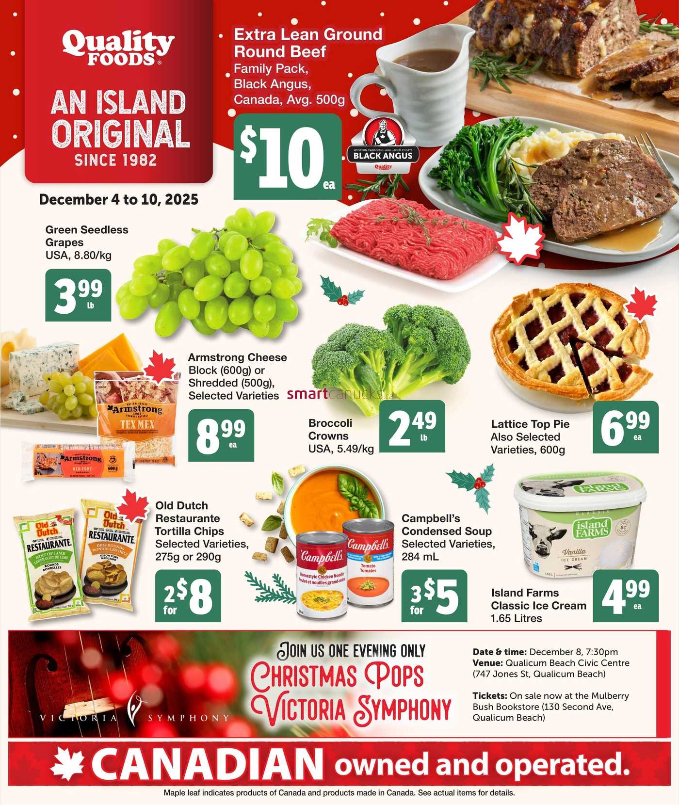 Quality Foods Flyer December 4 to 10