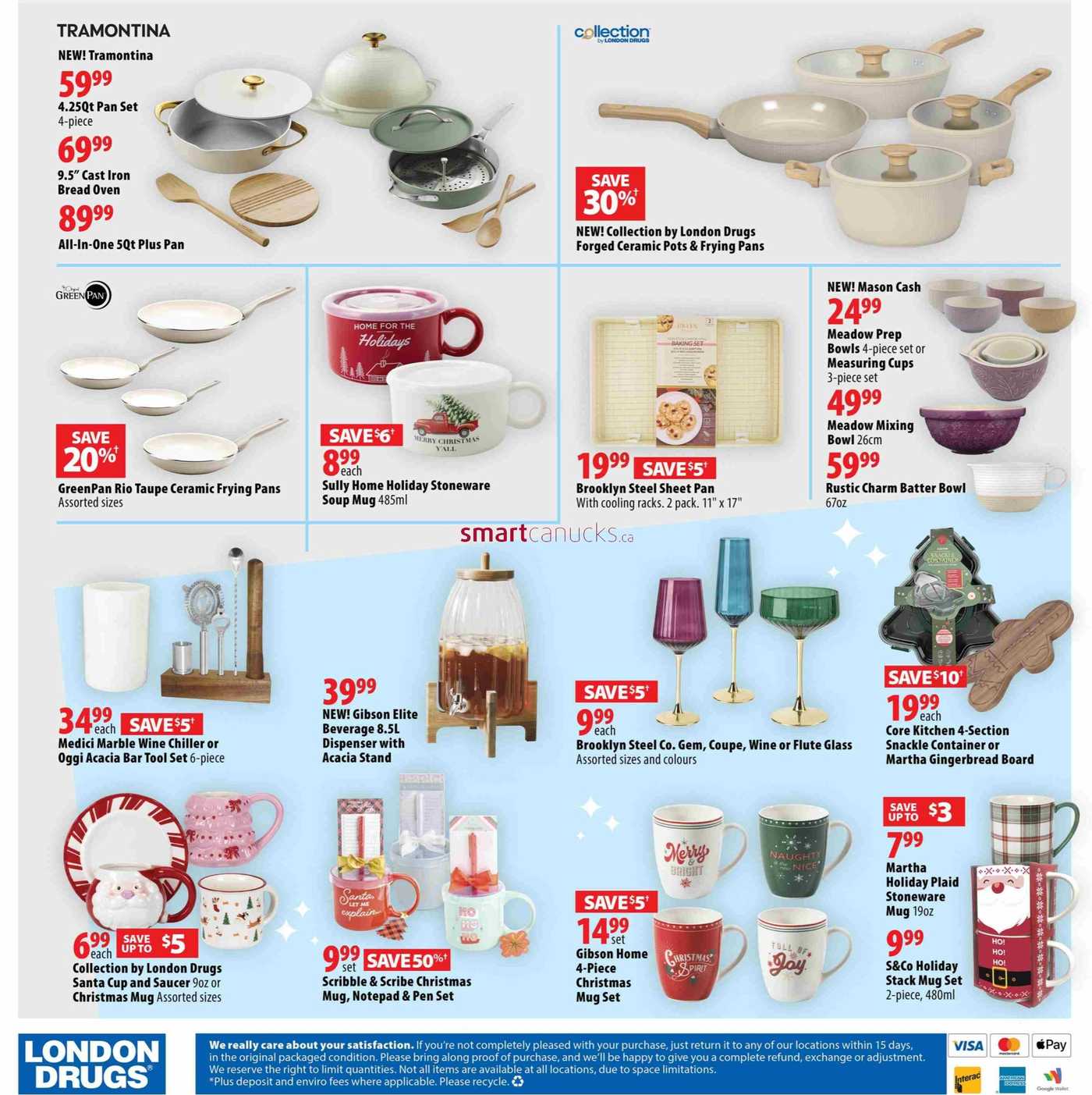 London Drugs Holiday Kitchen Event Flyer December 5 to 24