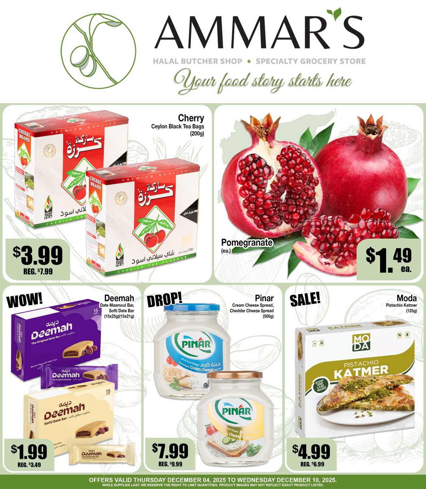 Ammar's Halal Meats Flyer December 4 to 10