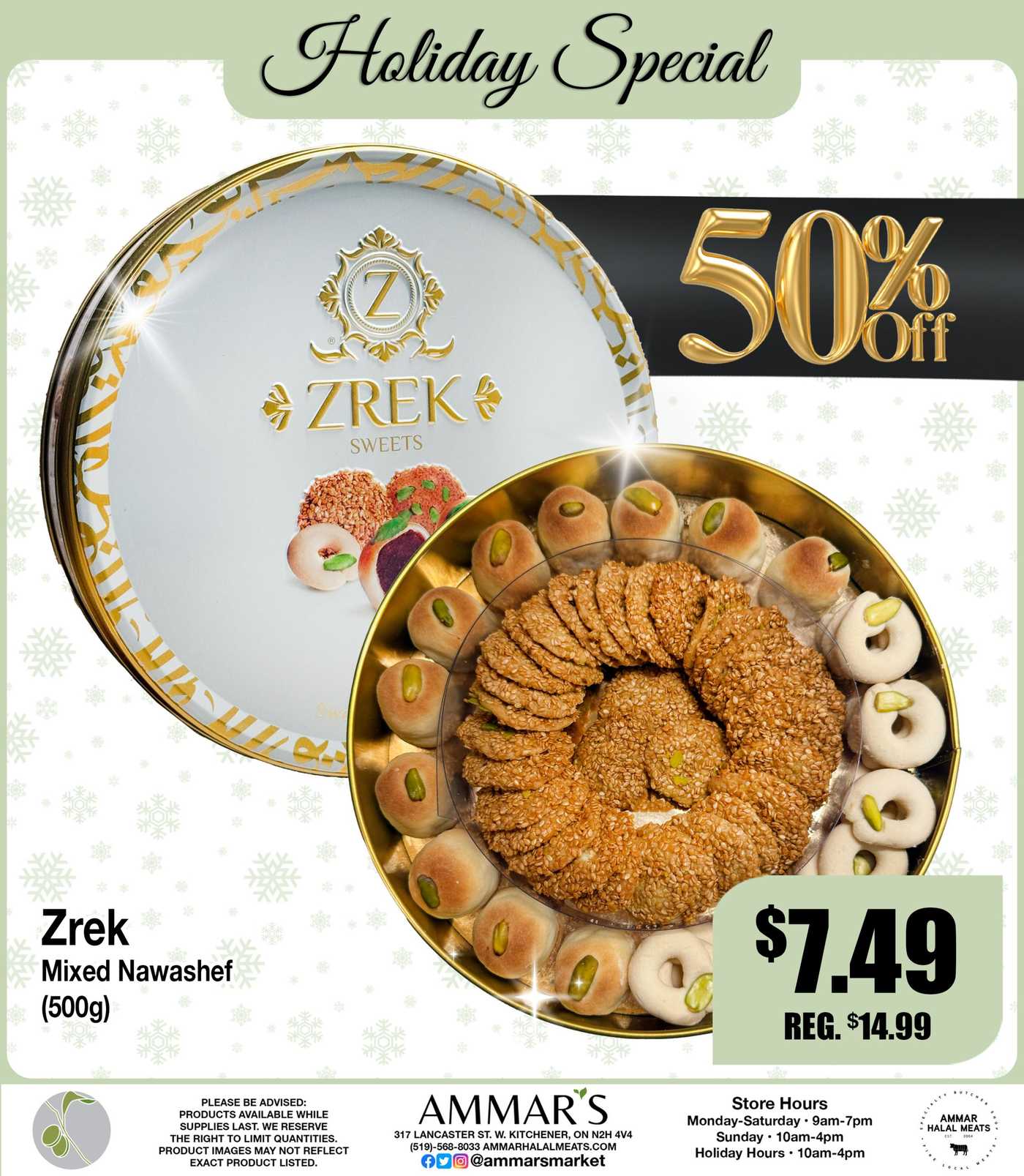 Ammar's Halal Meats Flyer December 4 to 10