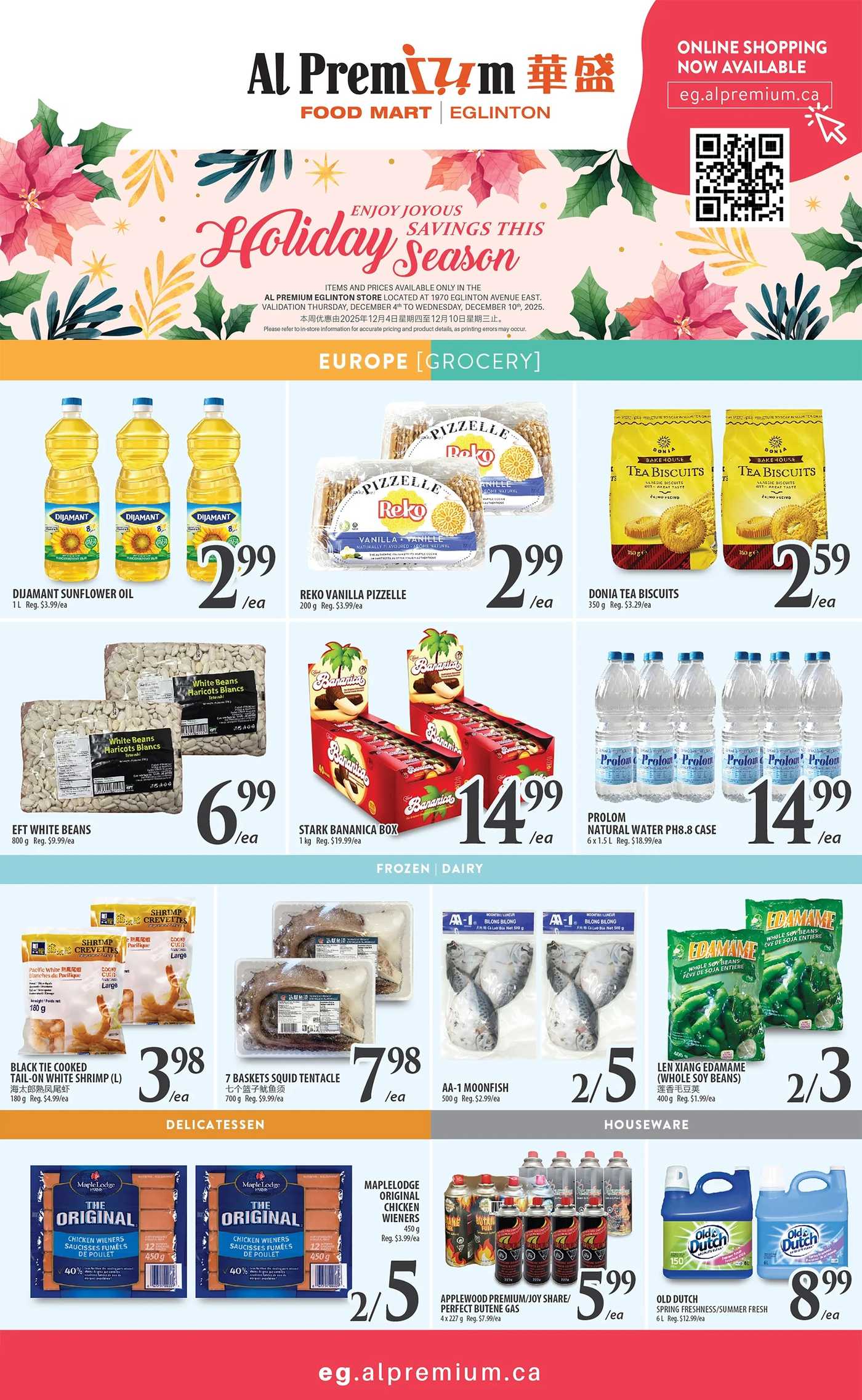 Al Premium Food Mart (Eglinton Ave.) Flyer December 4 to 10