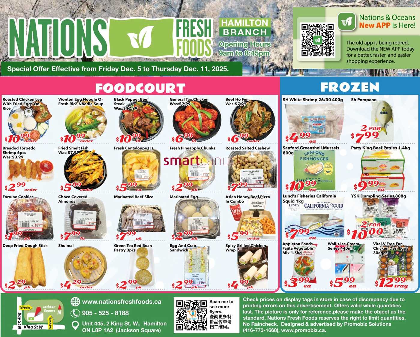 Nations Fresh Foods (Hamilton) Flyer December 5 to 11