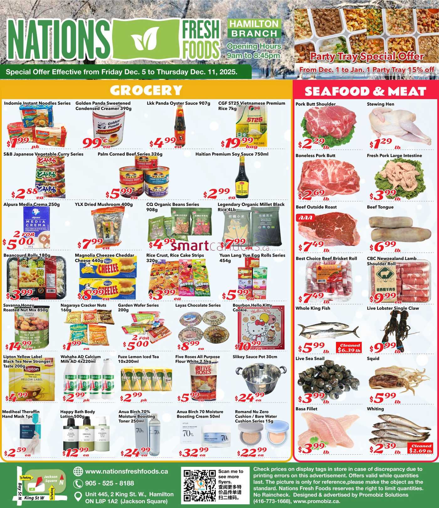 Nations Fresh Foods (Hamilton) Flyer December 5 to 11