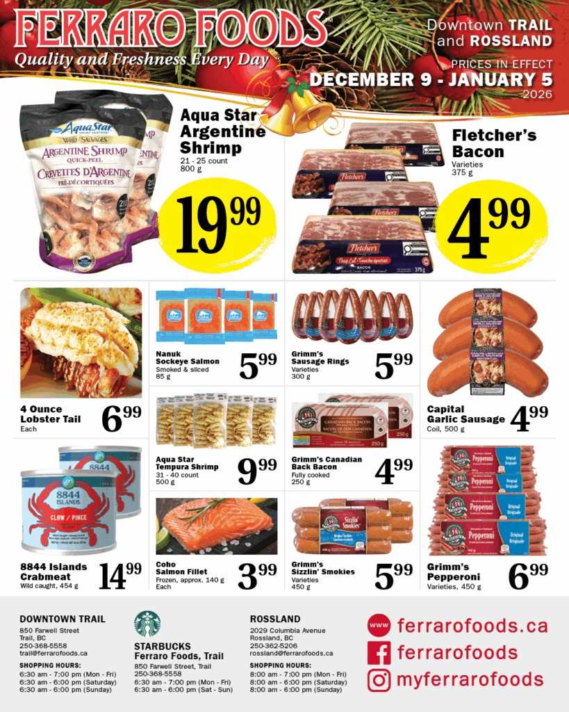 Ferraro Foods Flyer December 9 to January 5