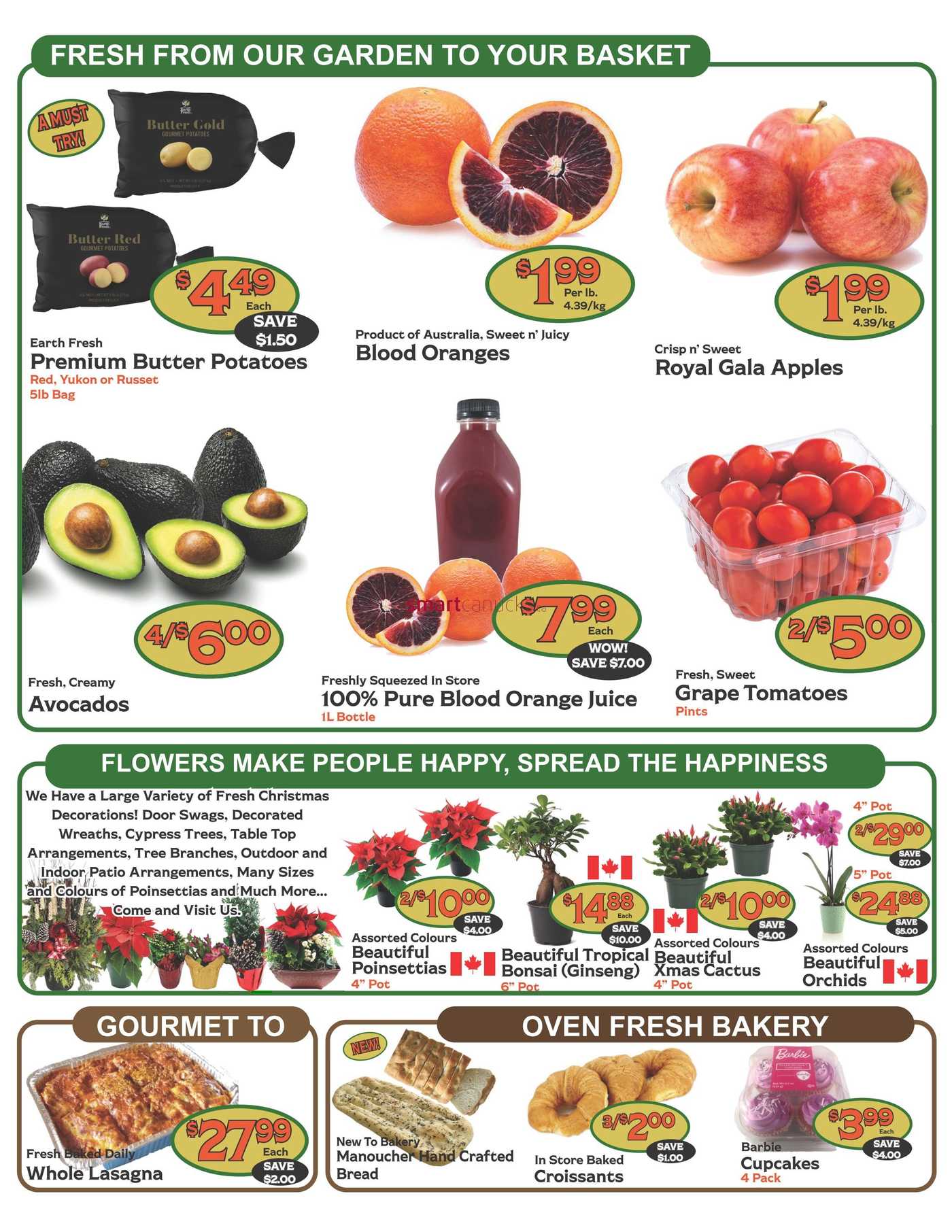 The Garden Basket Flyer December 11 to 17