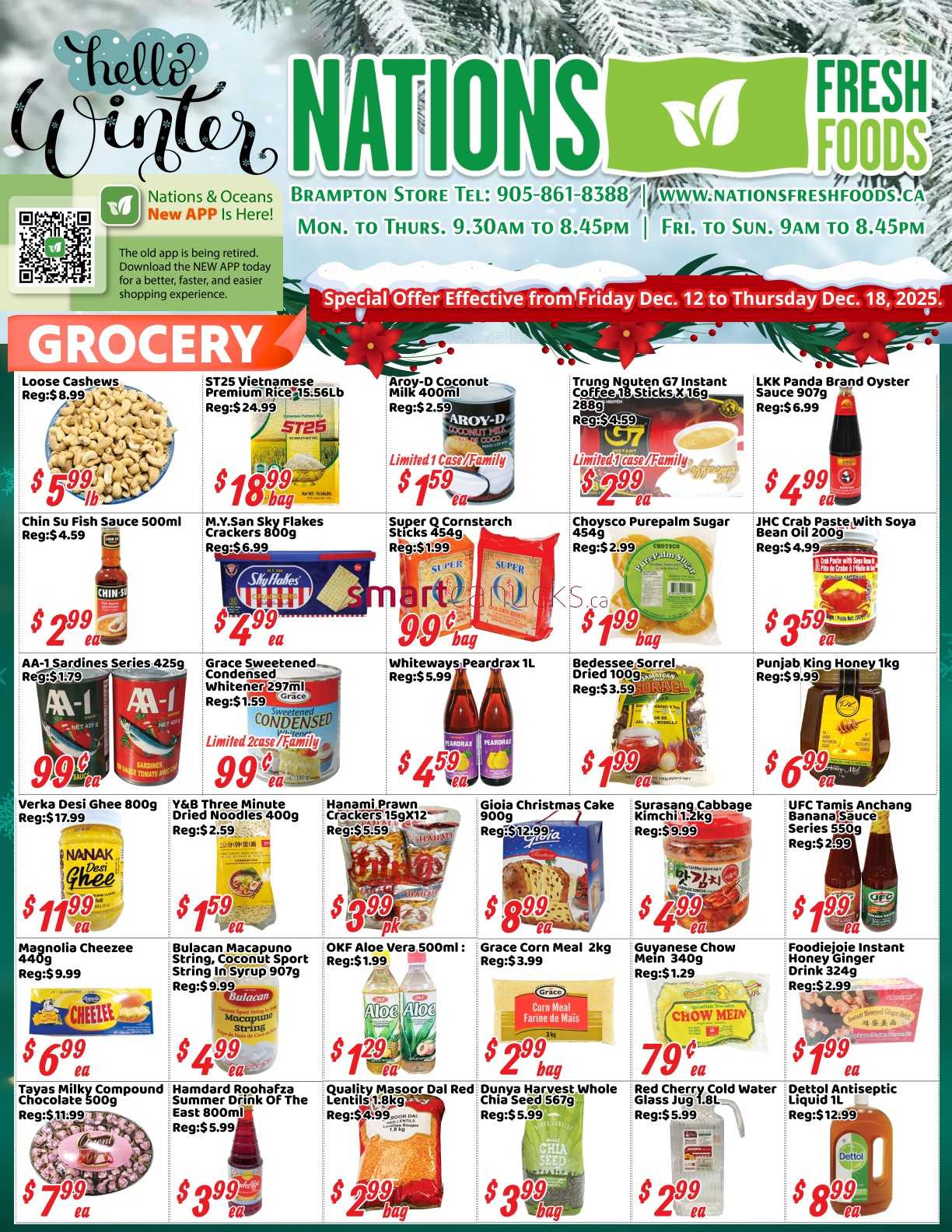 Nations Fresh Foods (Brampton) Flyer December 12 to 18
