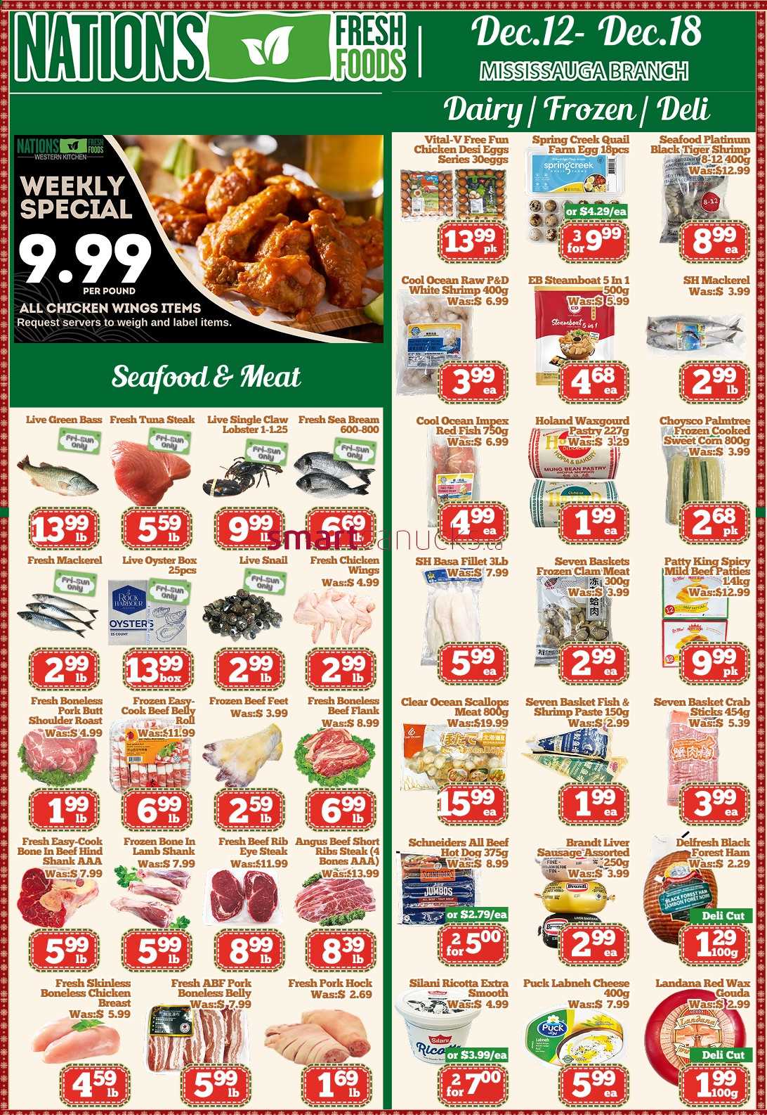 Nations Fresh Foods (Mississauga) Flyer December 12 to 18