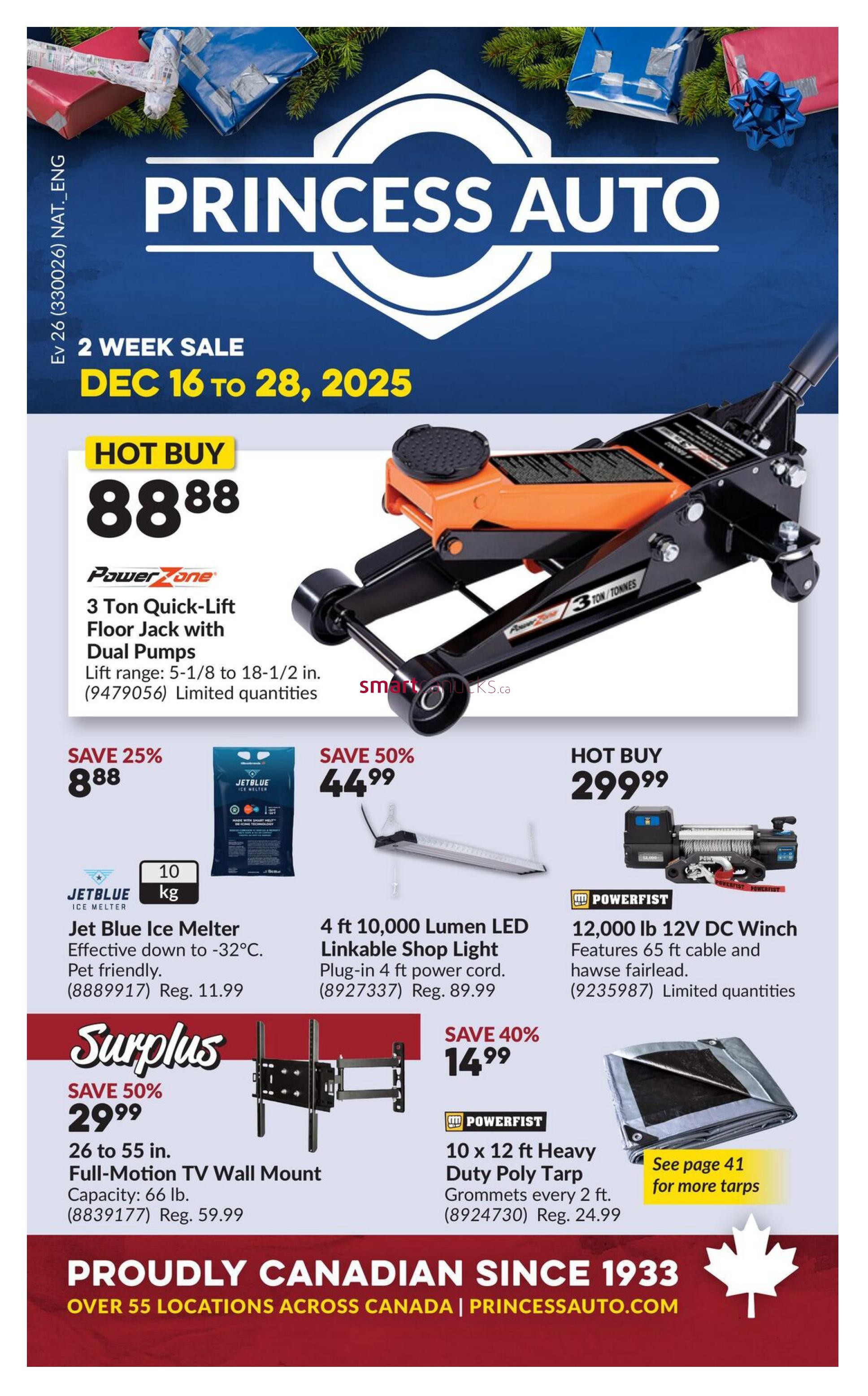 Princess Auto Canada Flyers