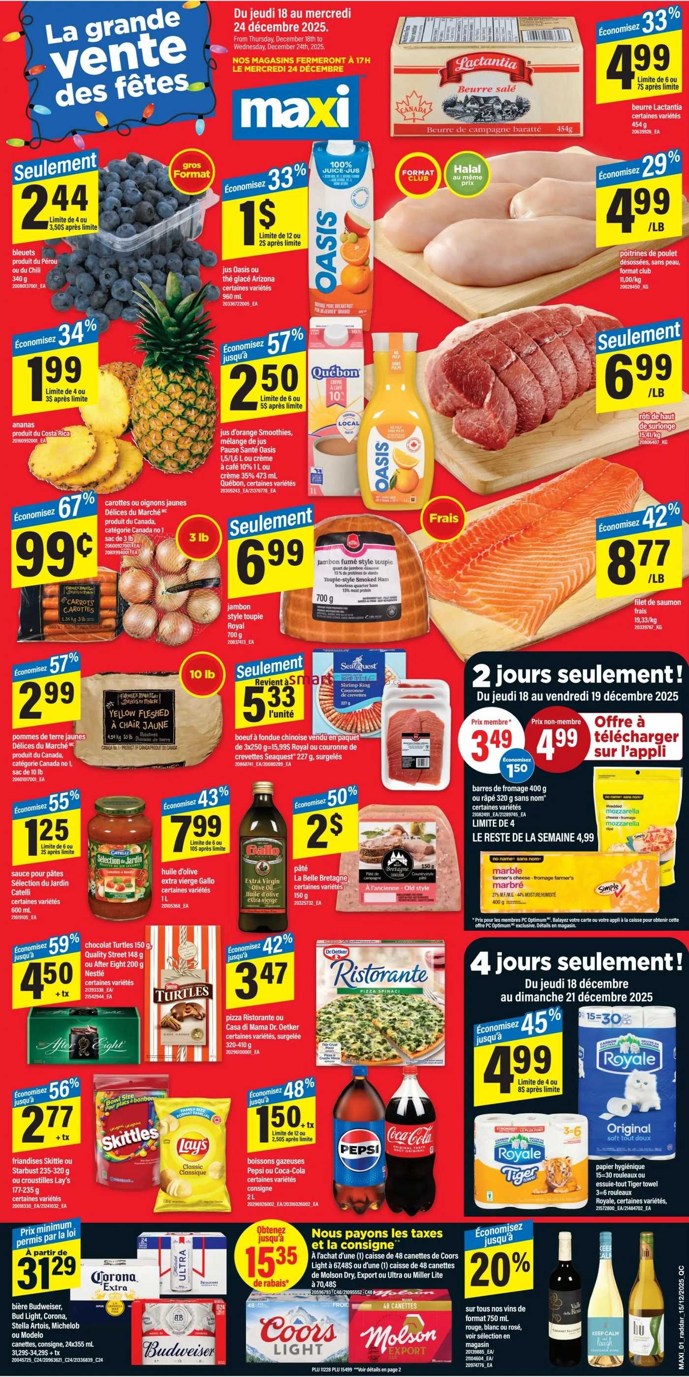 Maxi Flyer December 18 to 24
