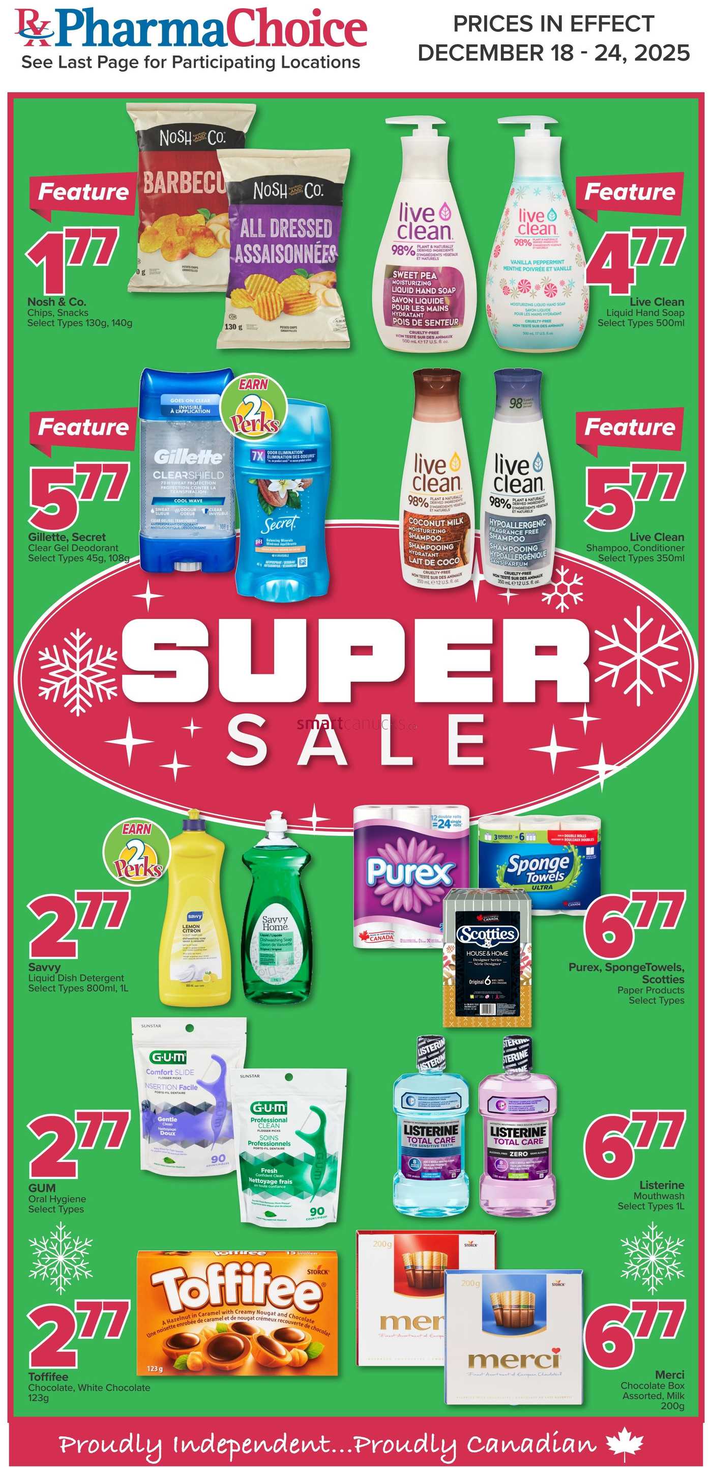 PharmaChoice (BC, AB, SK & MB) Flyer December 18 to 24