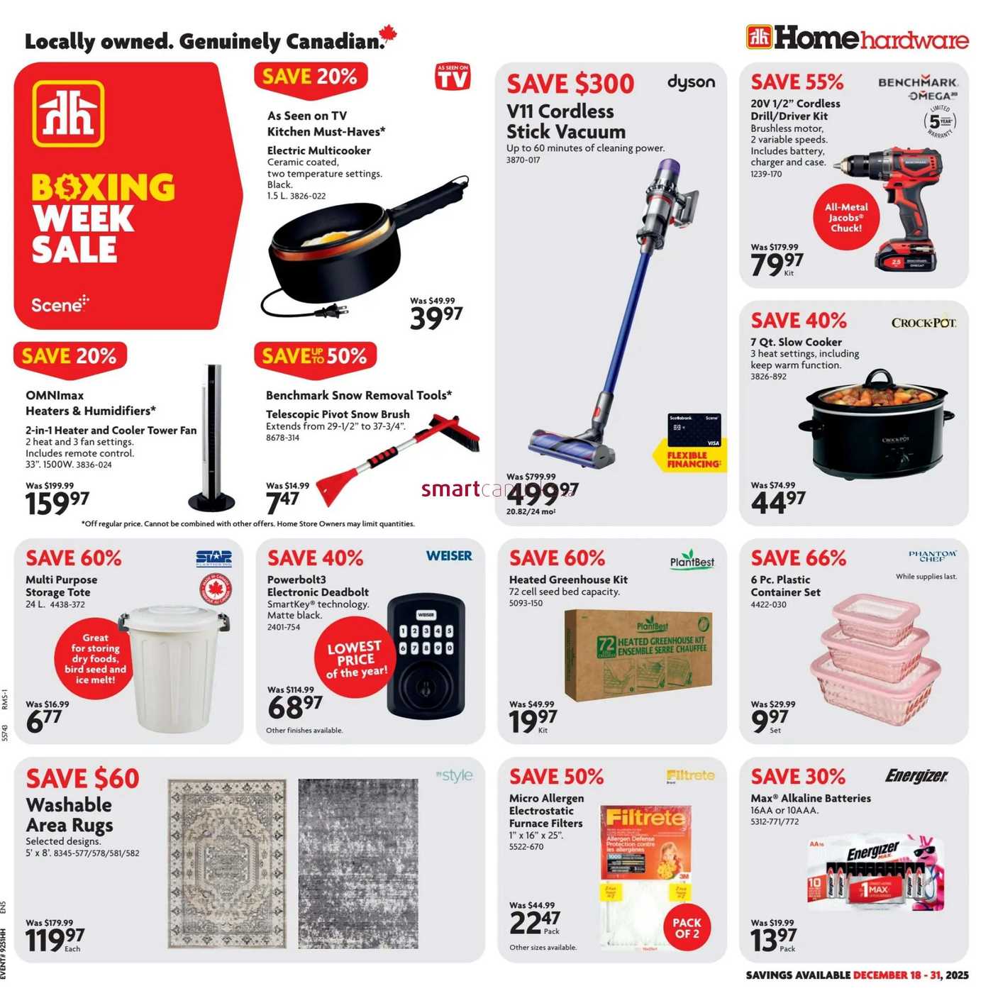 Home Hardware (BC) Flyer December 18 to 31
