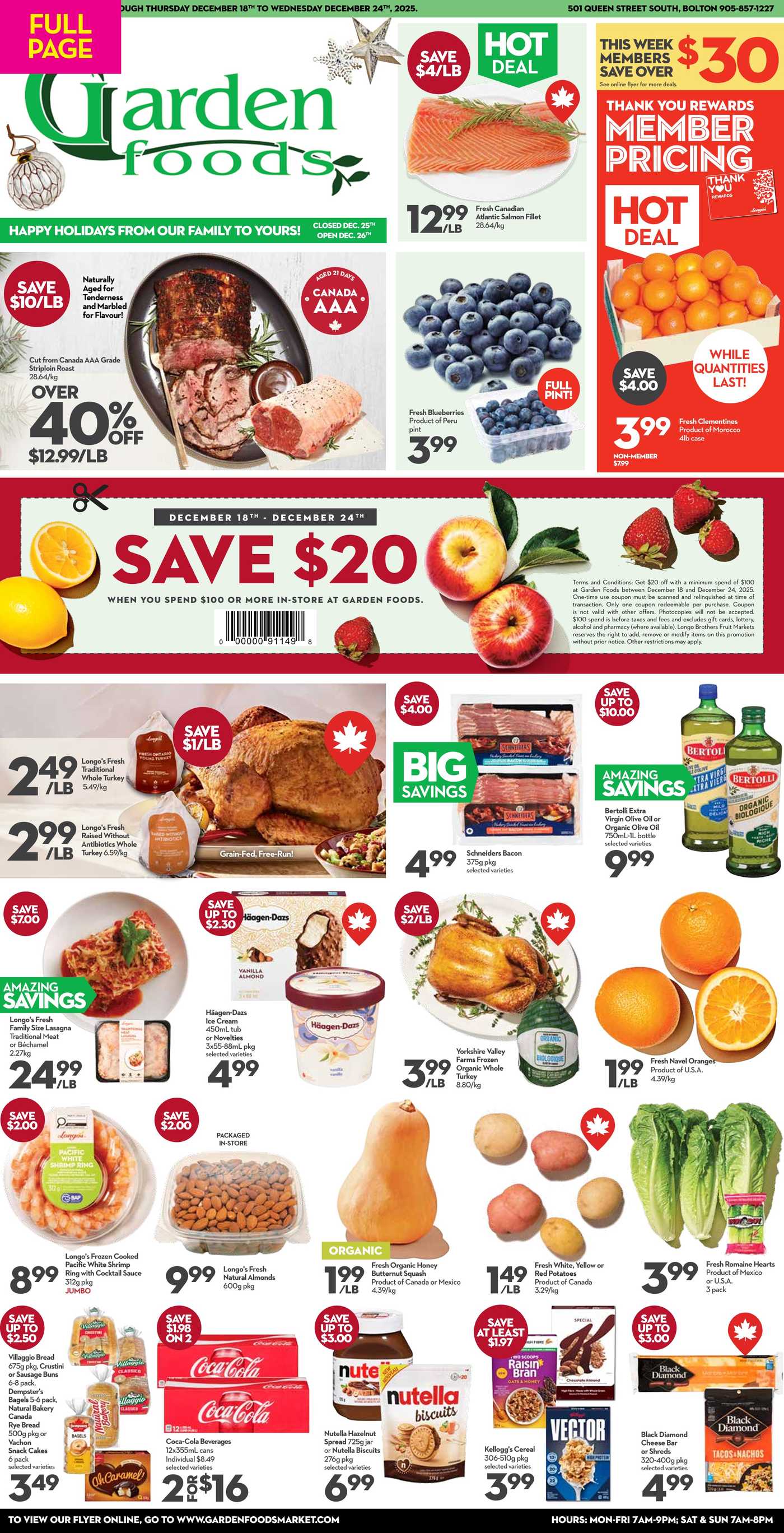 Garden Foods Flyer December 18 to 24