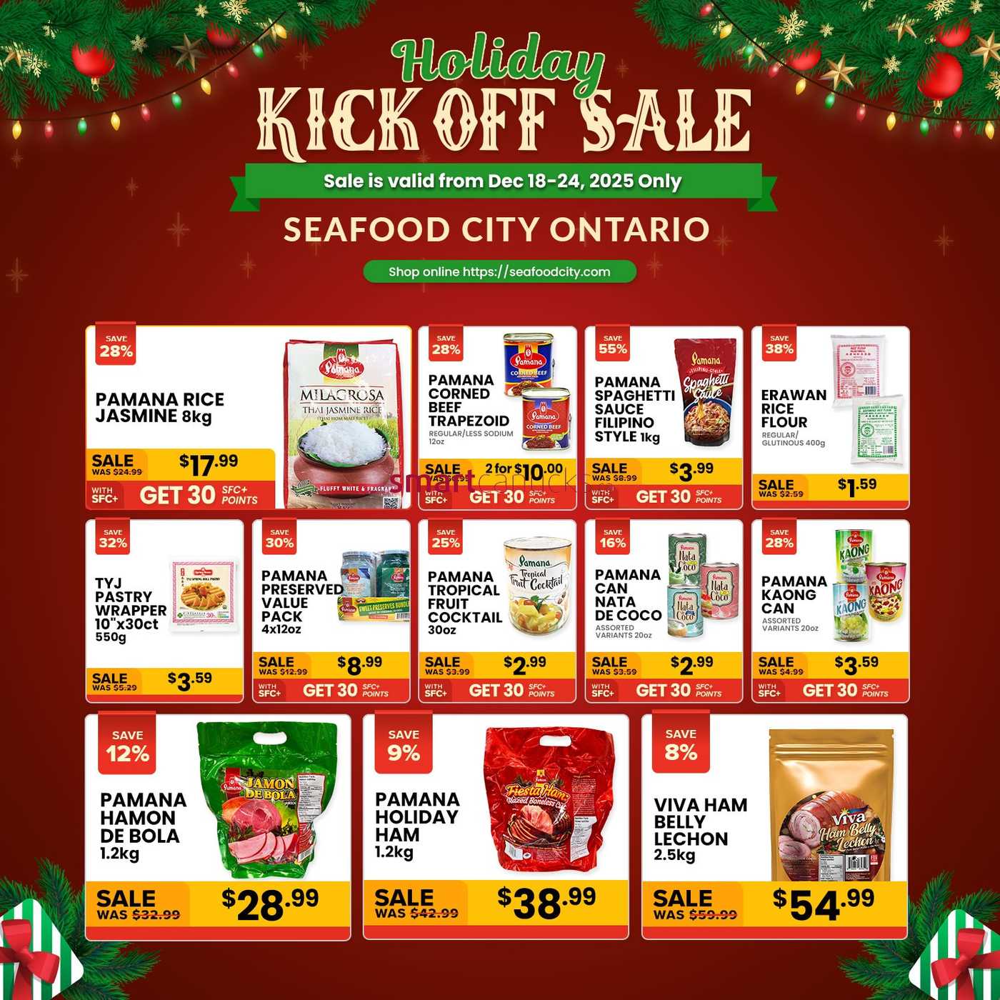 Seafood City Supermarket (ON) Flyer December 18 to 24