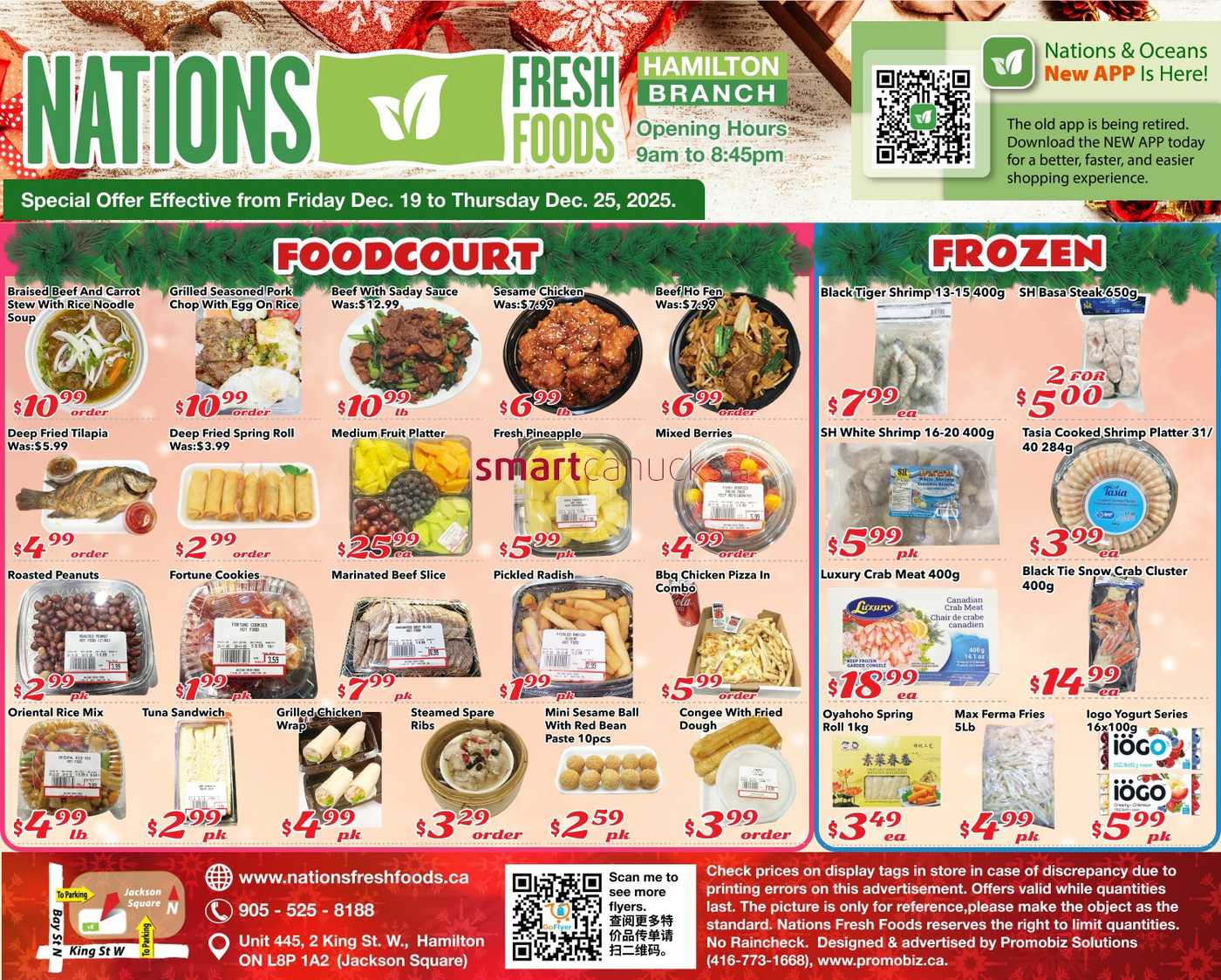 Nations Fresh Foods (Hamilton) Flyer December 19 to 25