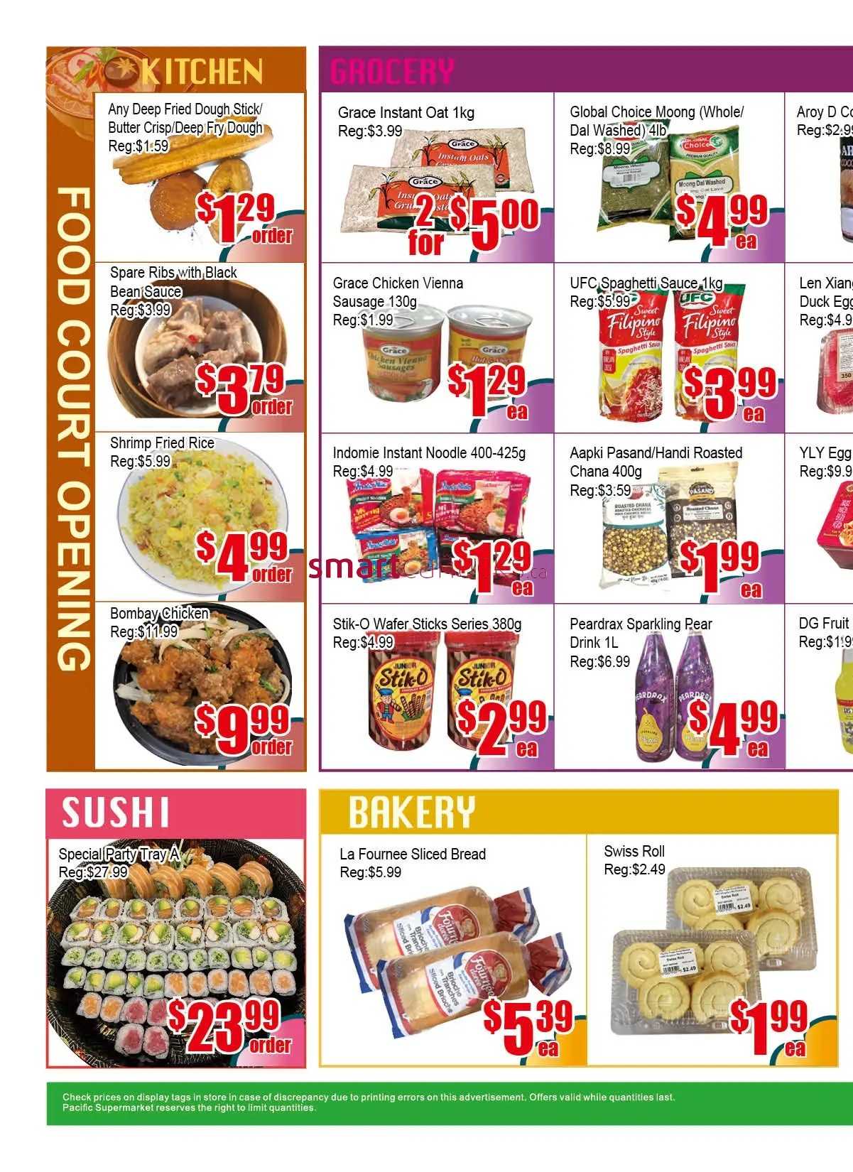 Pacific Fresh Food Market (Pickering) Flyer December 19 to 25