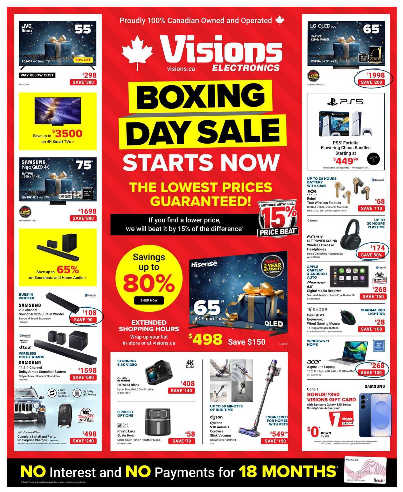 Visions Electronics Canada Flyers