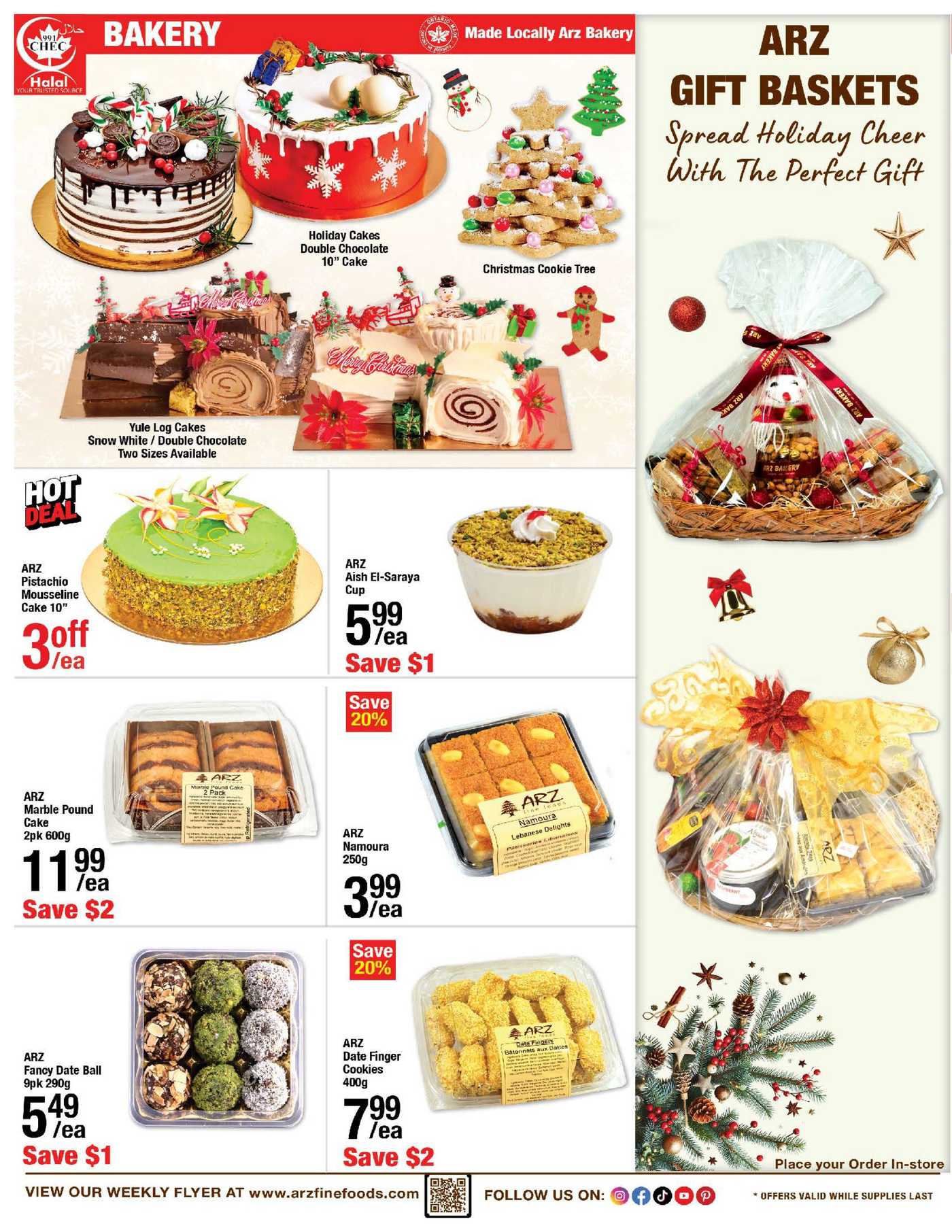 Arz Fine Foods Flyer December 19 to 23