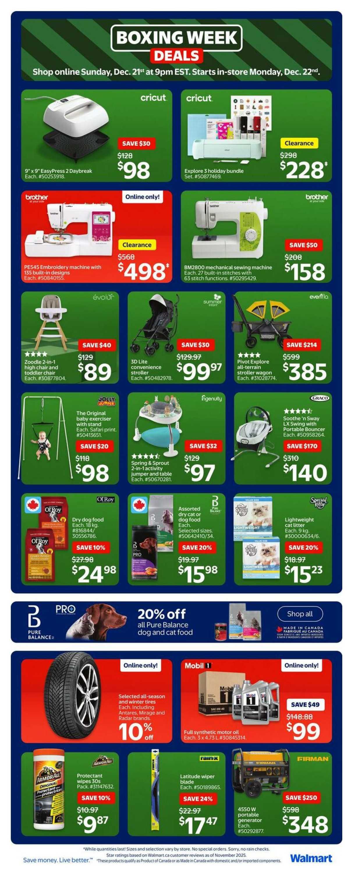 Walmart Boxing Week Deals Flyer December 21 to 31