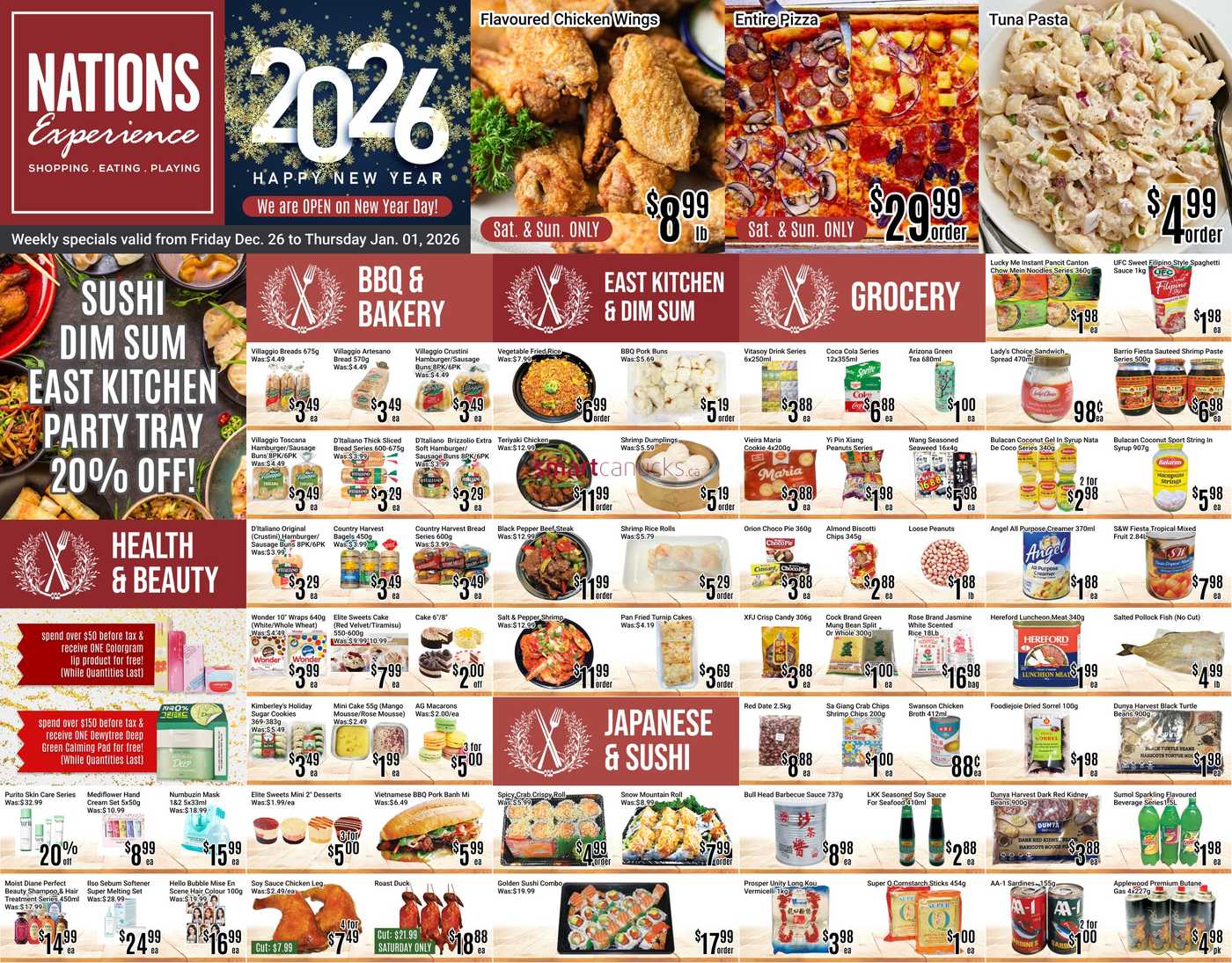 Nations Fresh Foods (Toronto) Flyer December 26 to January 1
