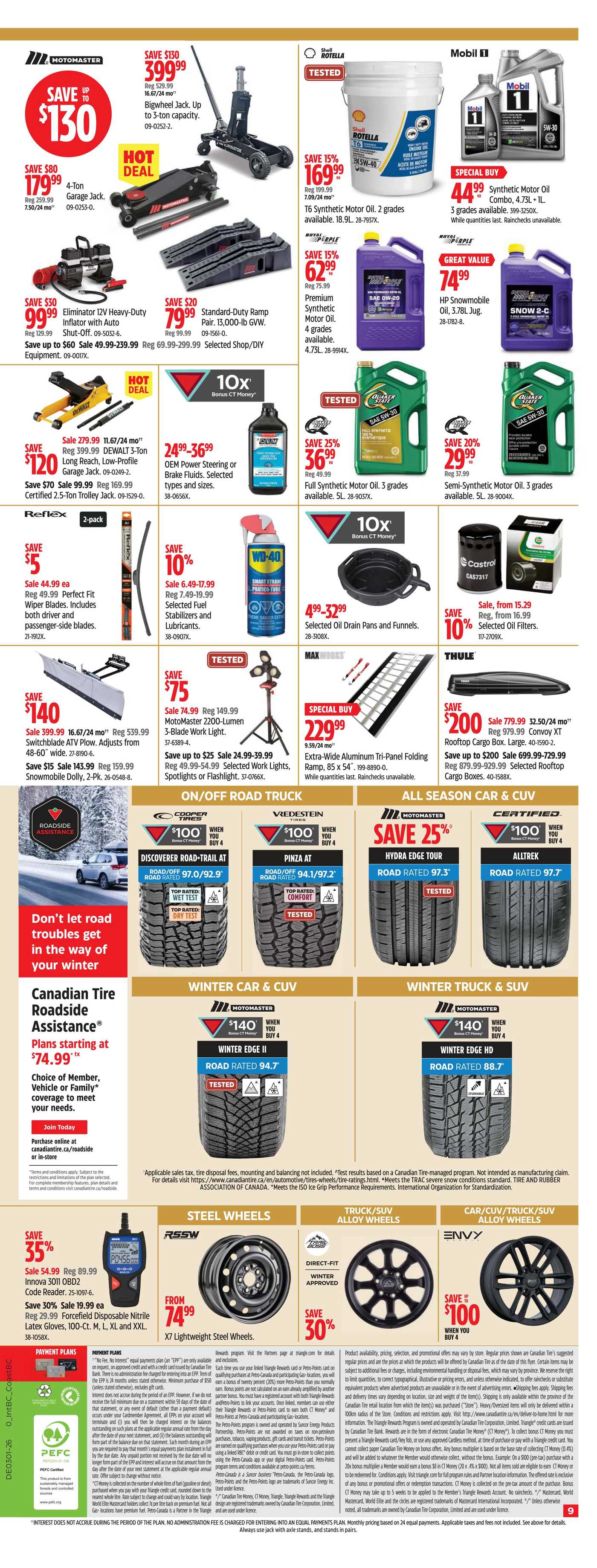 Canadian Tire (West) Flyer January 1 to 8