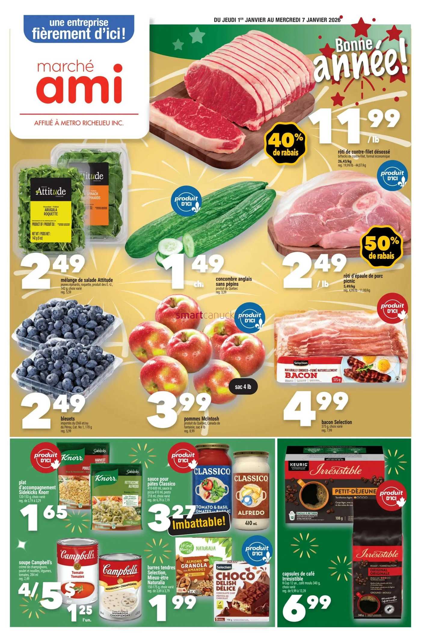 Marche Ami Flyer January 1 to 7