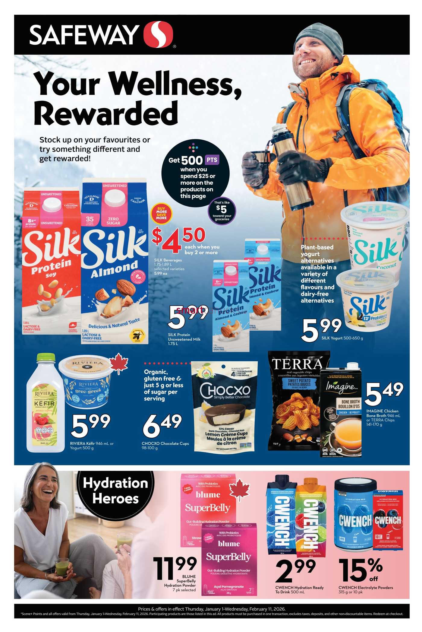Safeway (BC) Wellness Flyer January 1 to February 11