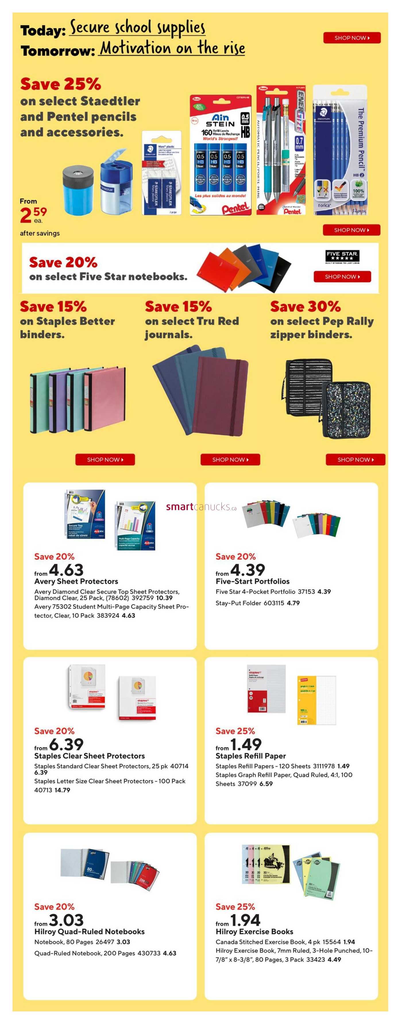 Staples Flyer January 1 to 8