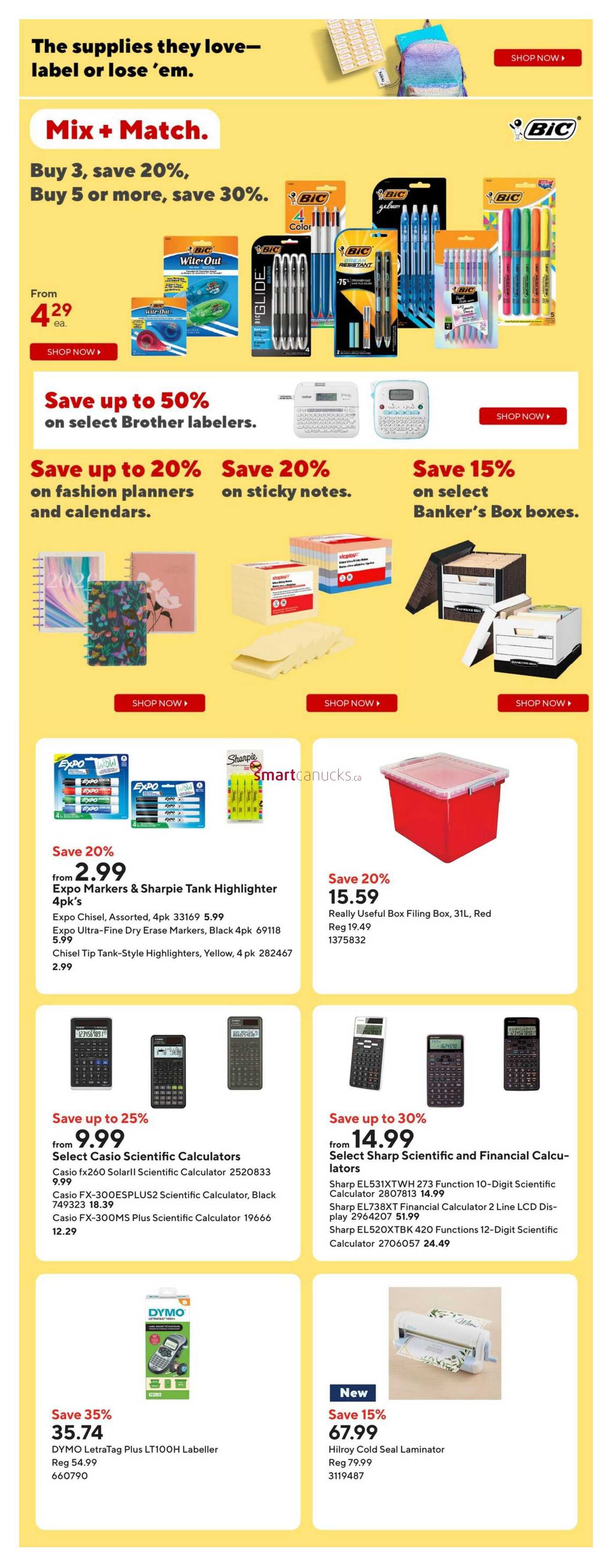Staples Flyer January 1 to 8