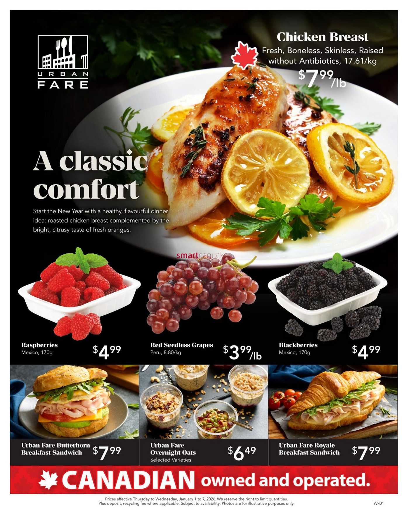 Urban Fare Flyer January 1 to 7