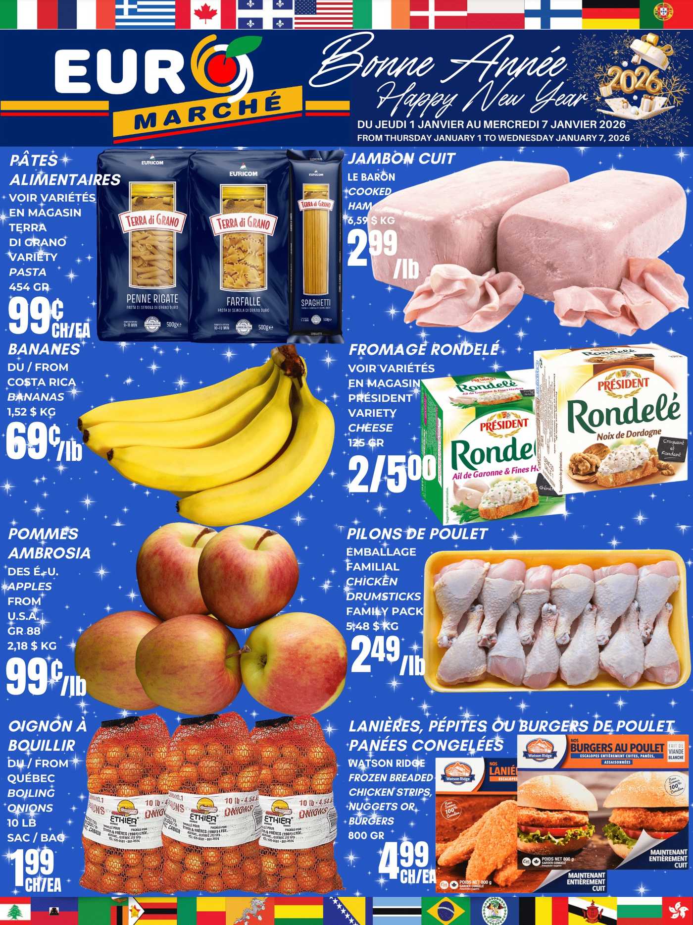 Euro Marche Flyer January 1 to 7