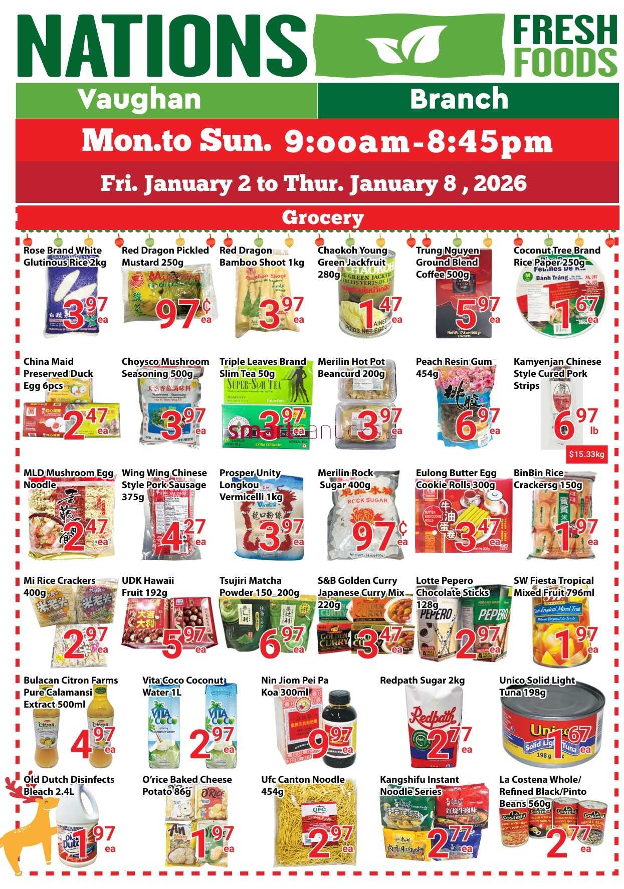 Nations Fresh Foods (Vaughan) Flyer January 2 to 8