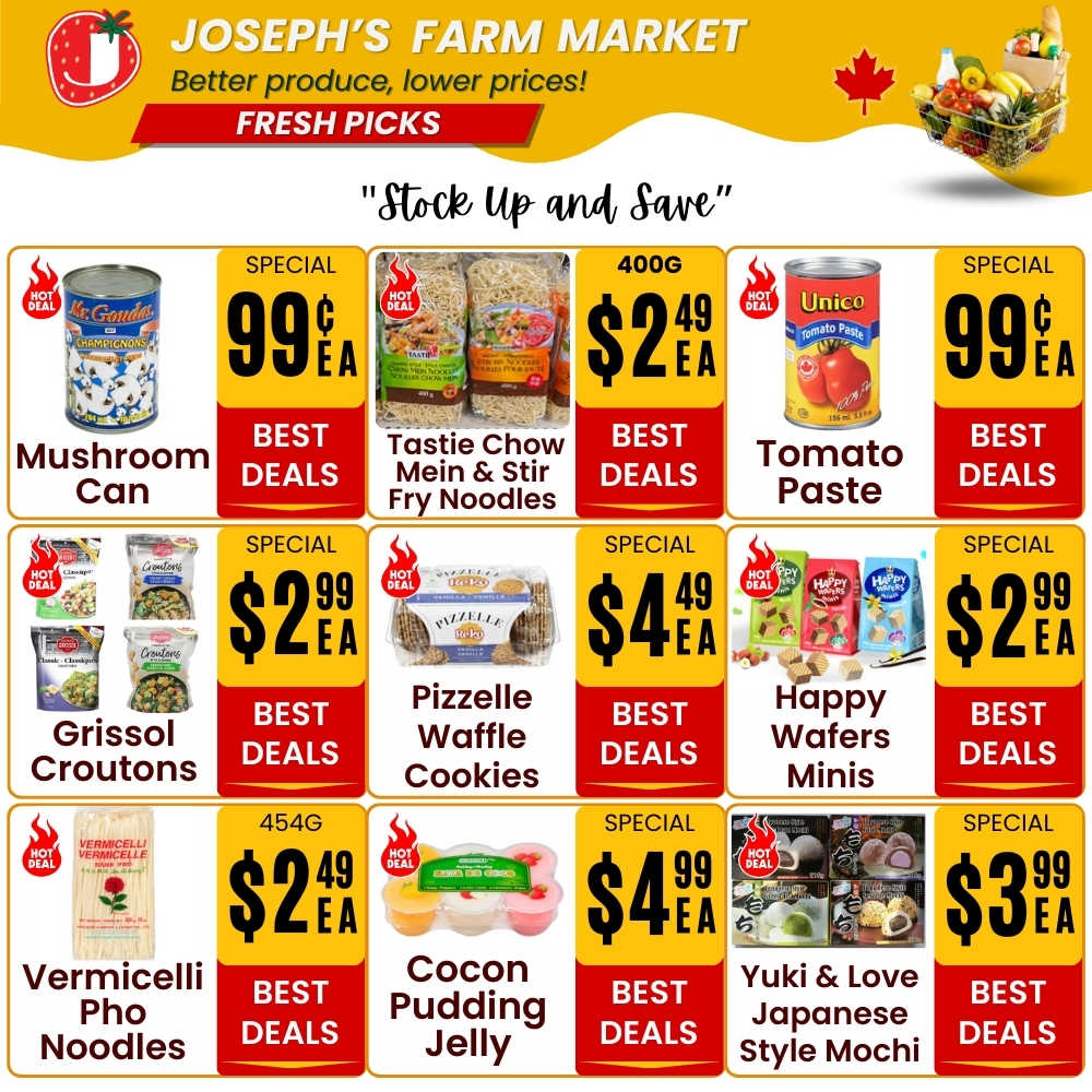 Joseph's Farm Market Flyer January 2 to 7