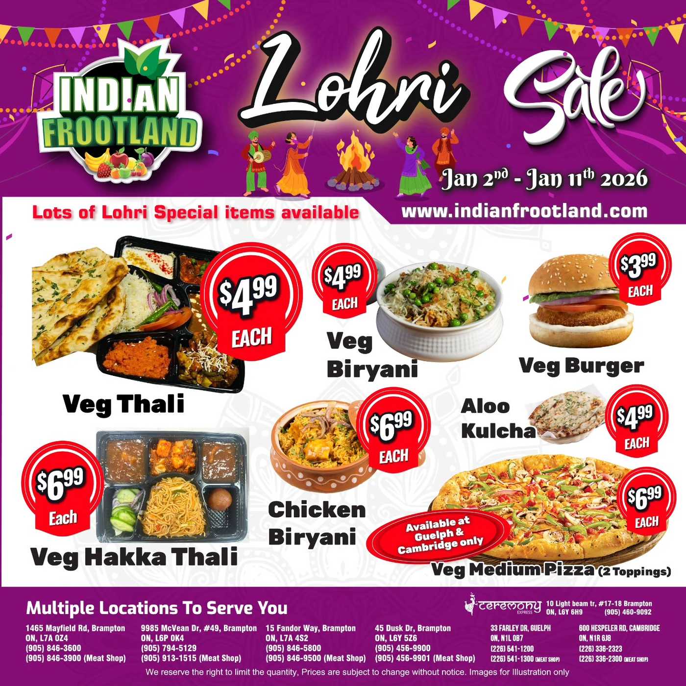 Indian Frootland Flyer January 2 to 11