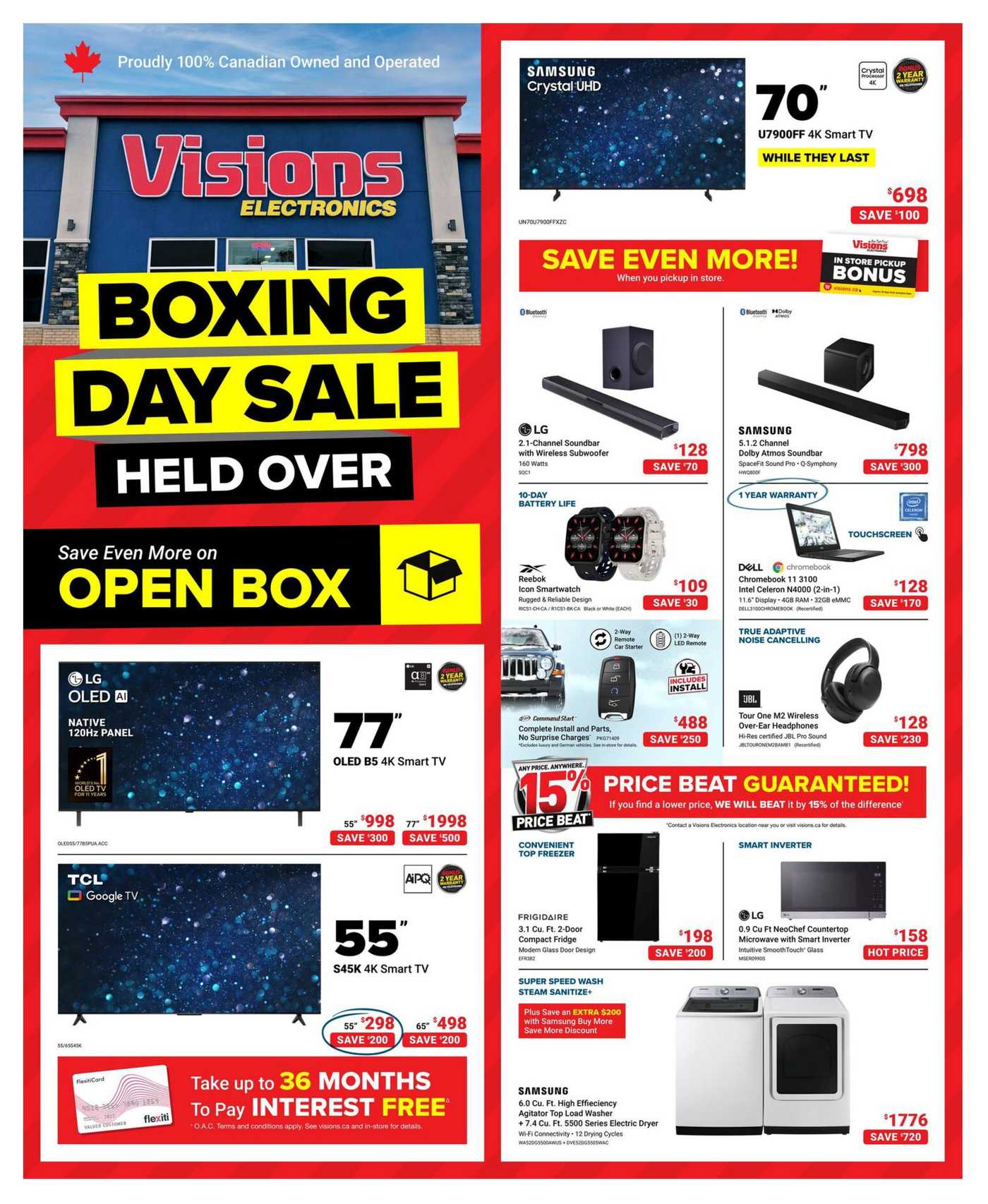 Visions Electronics Flyer January 2 to 8